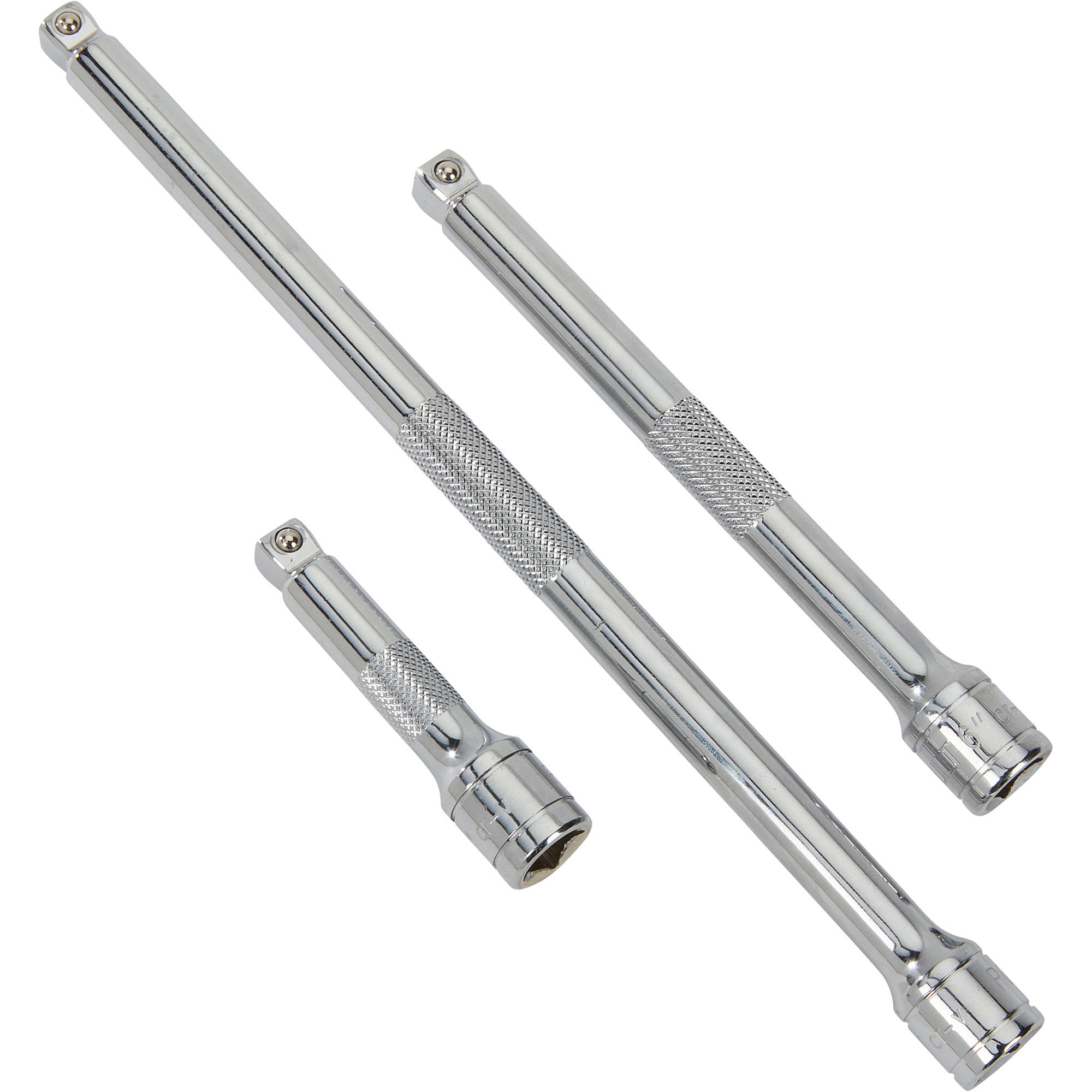 Powerbuilt 3/8in.-Drive Socket Extension Set — 3-Pc., 3in., 6in., 10in ...
