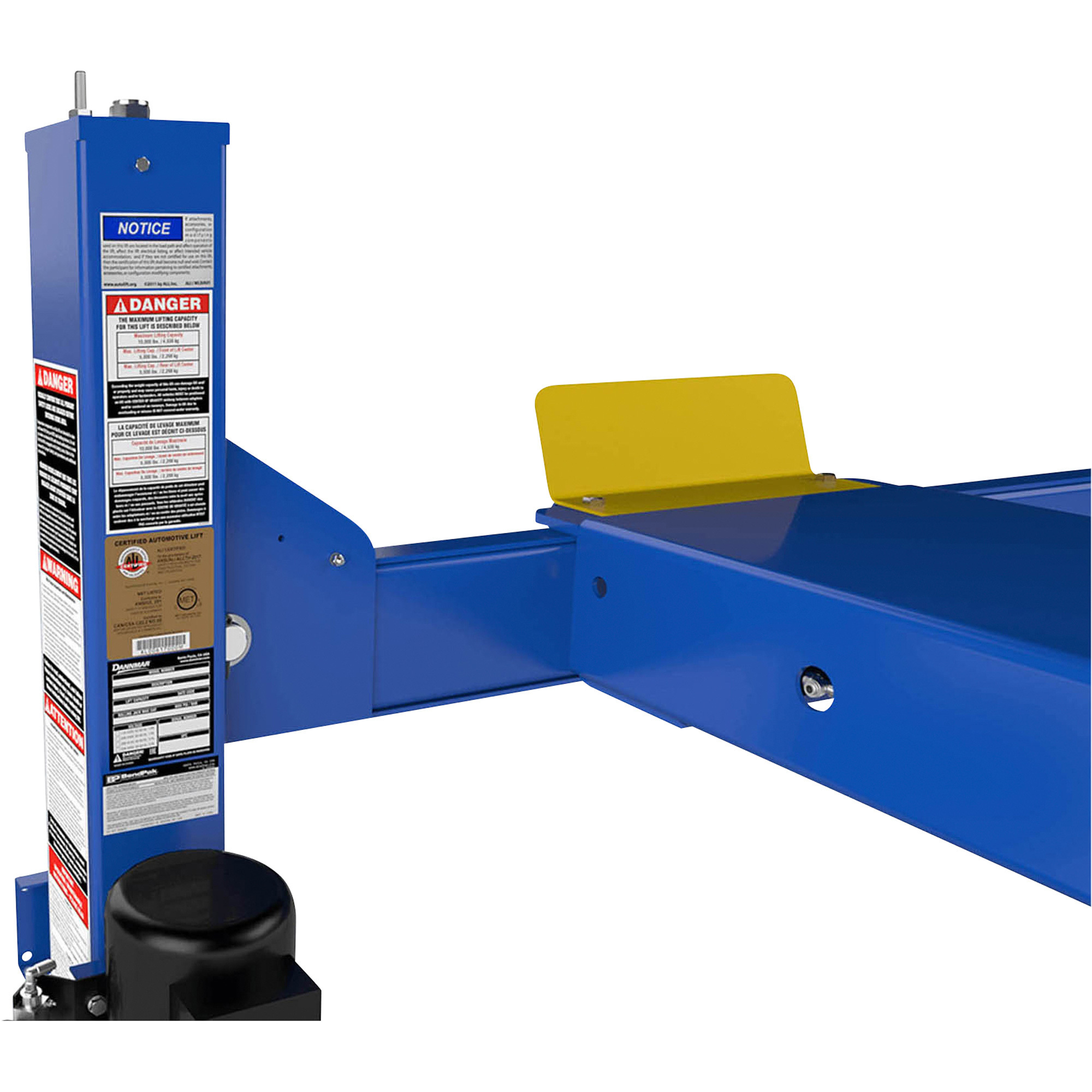 Dannmar 4-Post Alignment Lift with Electric/Hydraulic Motor, 12,000-Lb ...