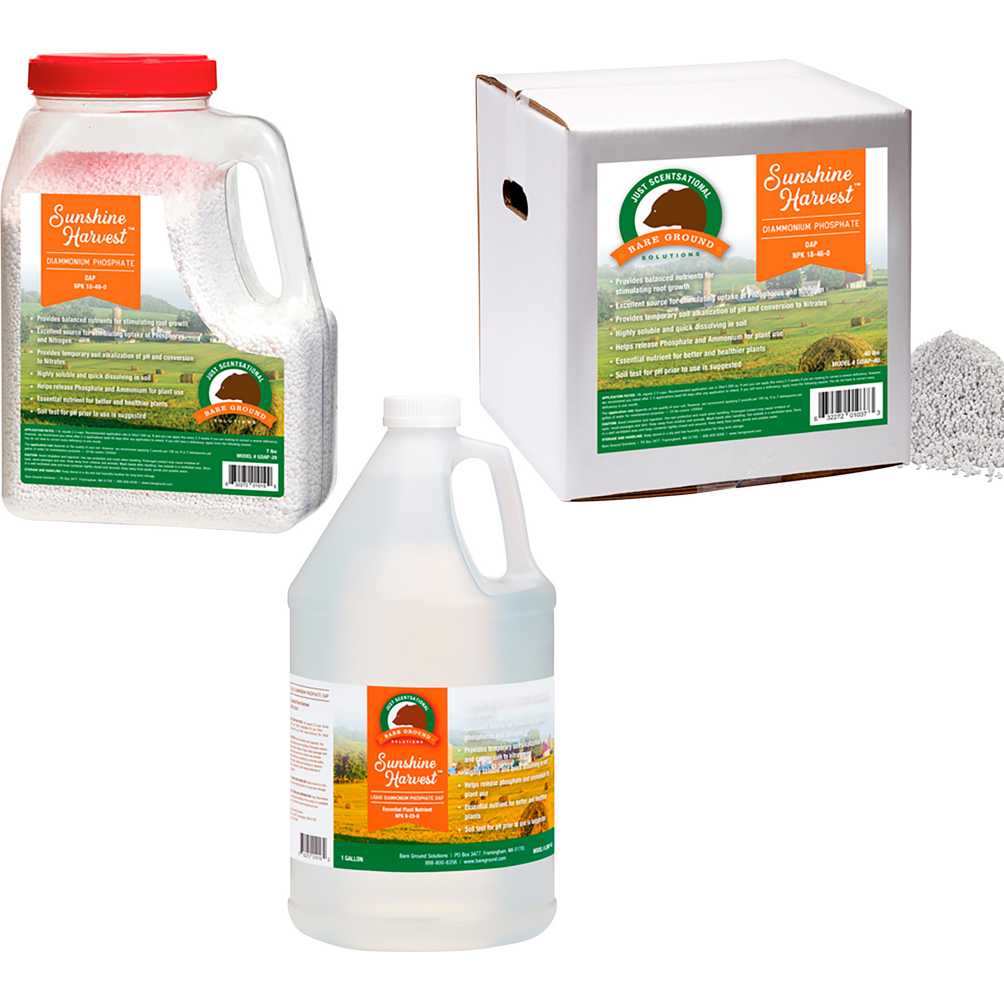 Bare Ground Just Scentsational Sunshine Harvest Urea Fertilizer, 40-Lb ...