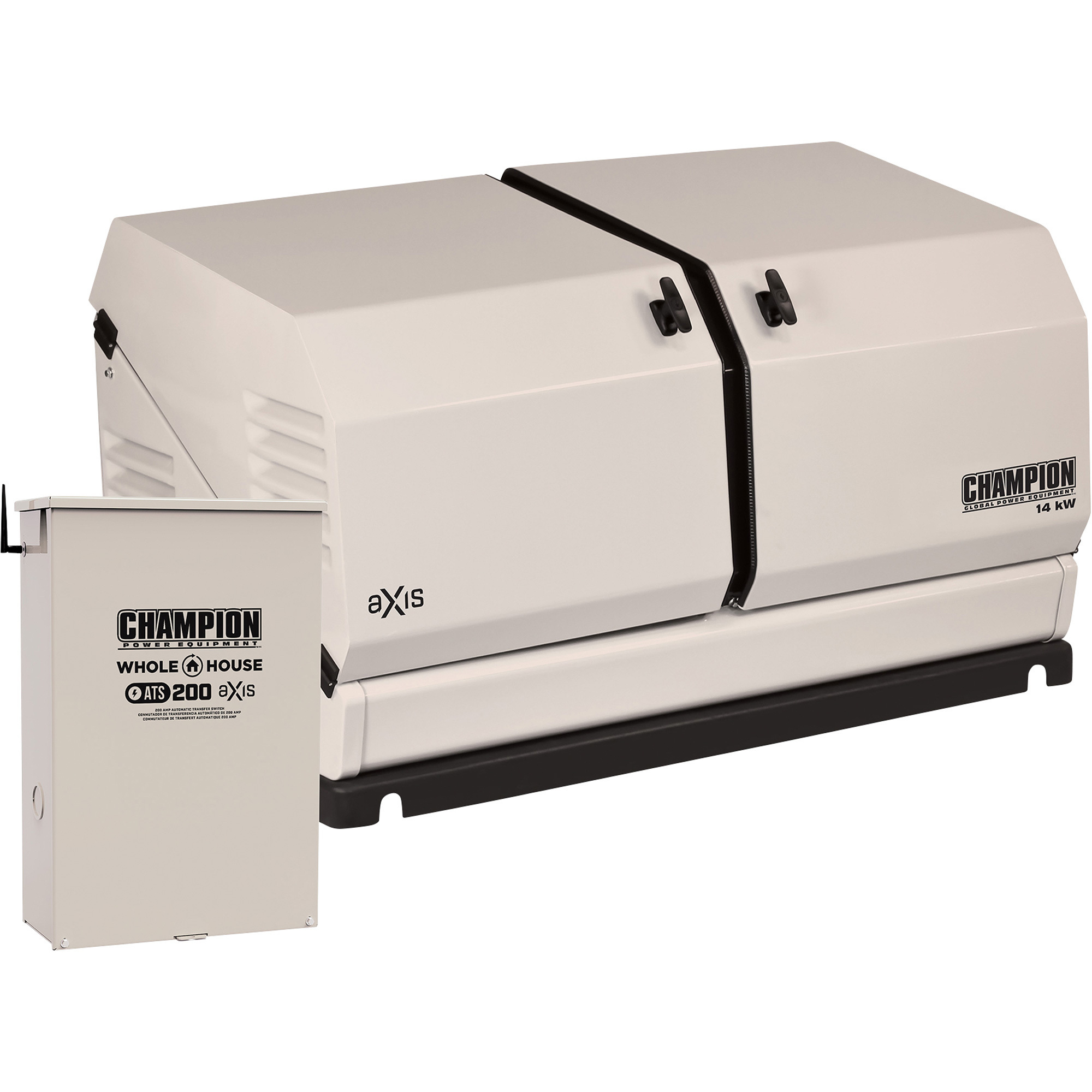 Champion Power Equipment Home Standby Generator, 14 kW(LP)/12.5 kW(NG ...