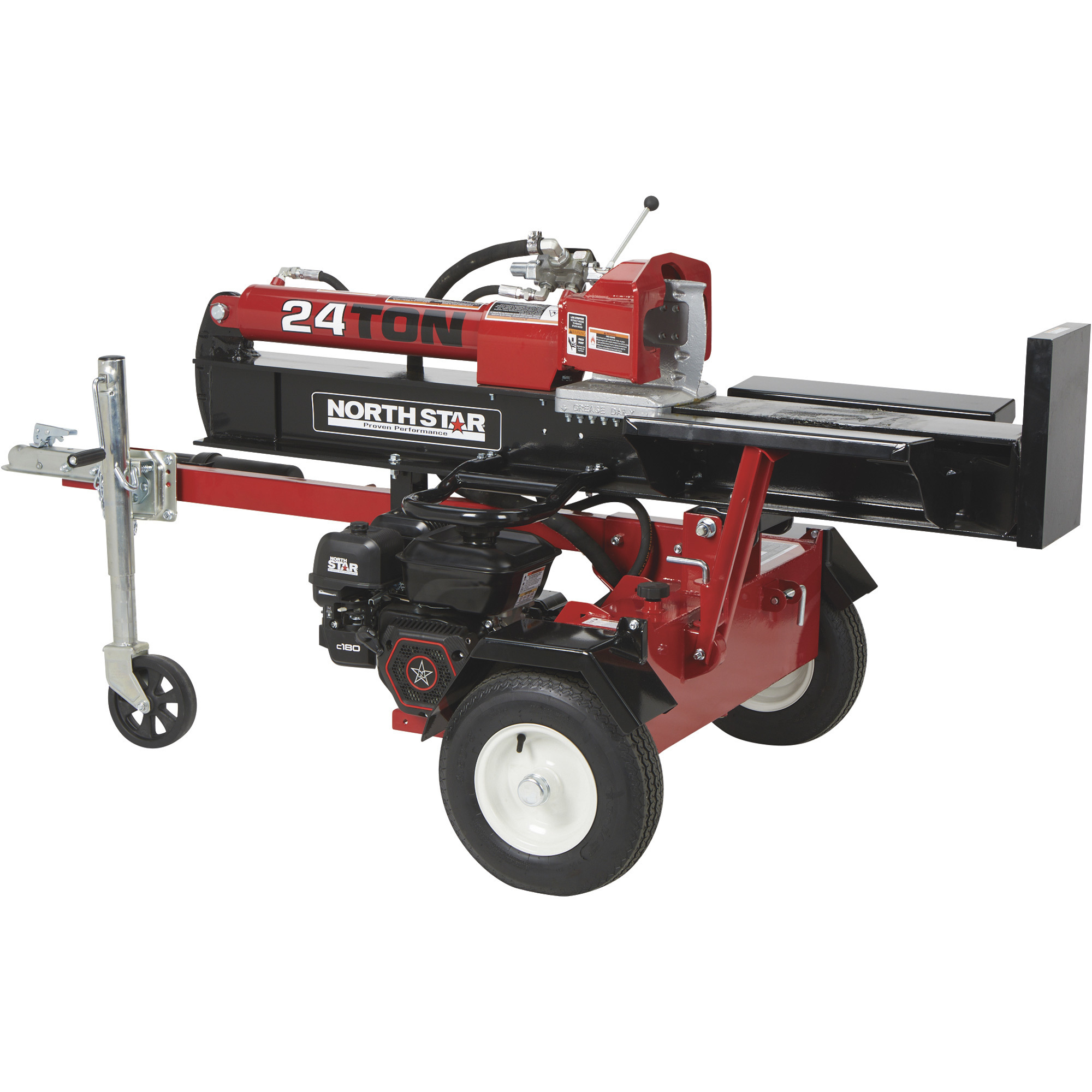 NorthStar 24-Ton Horizontal/Vertical Log Splitter, 180cc NorthStar ...