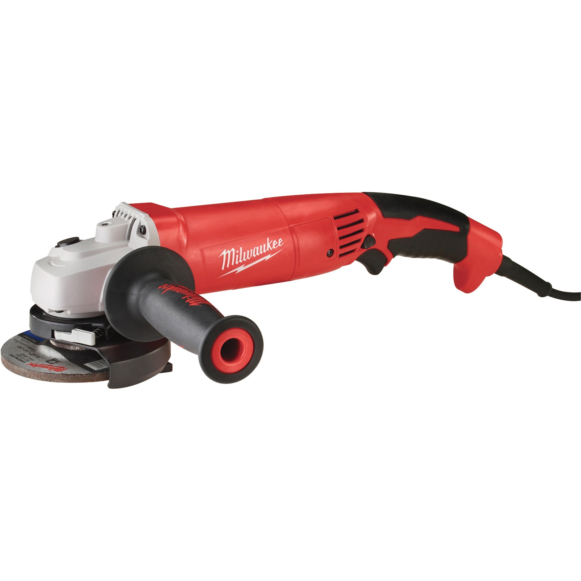 Milwaukee Angle Grinder with Lock-On Trigger Grip — 4 1/2in., 10 Amp ...