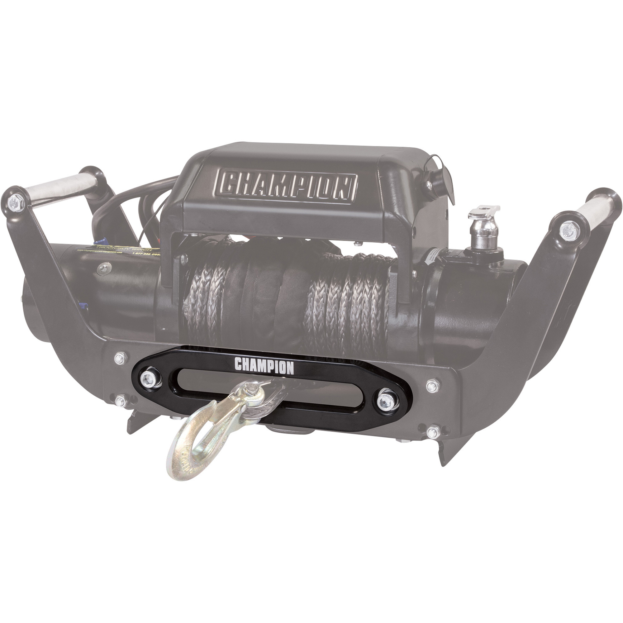 Champion Synthetic Rope Aluminum Hawse Fairlead, For Truck/SUV Winches ...