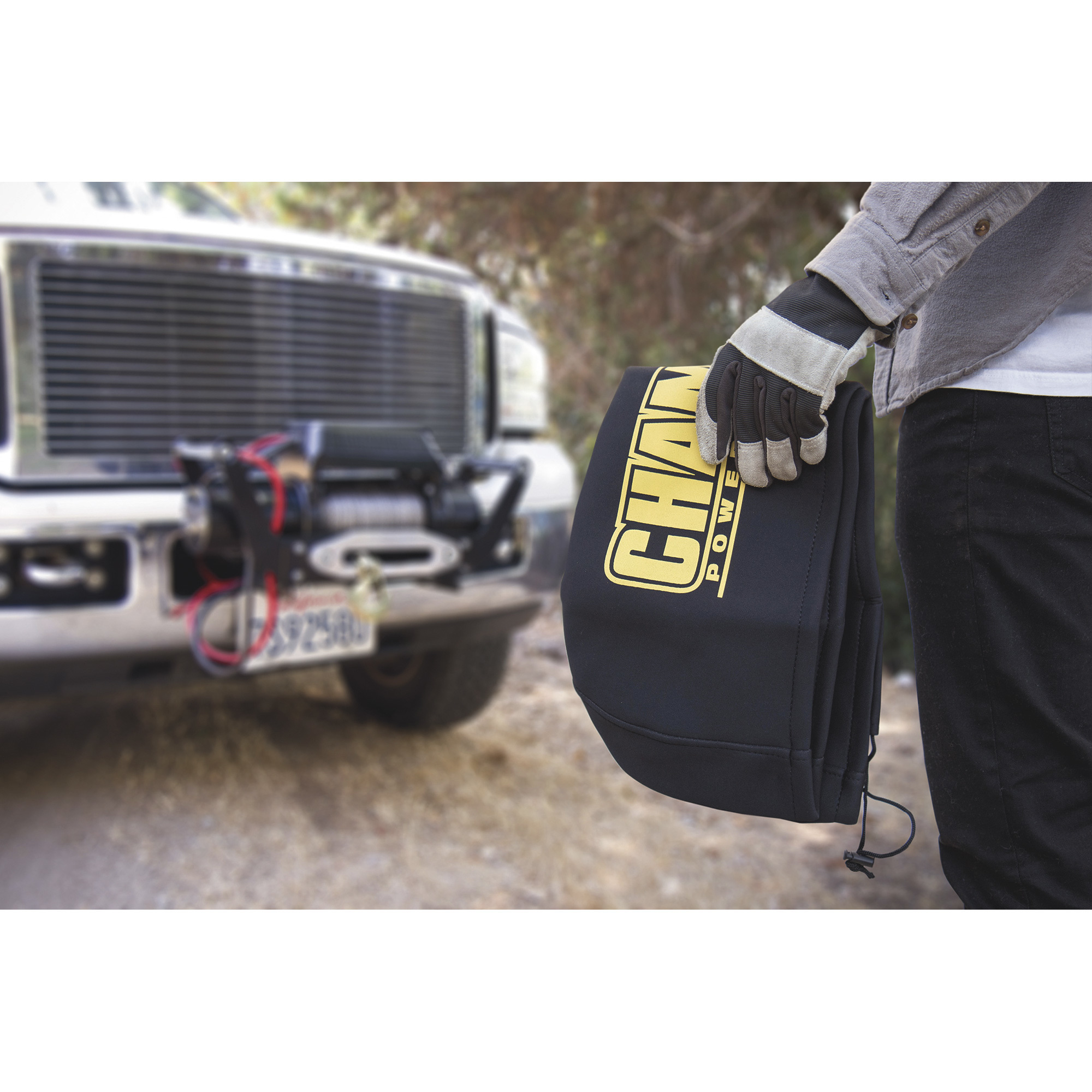 Champion Neoprene Cover, For 8000 to 12,000-Lb. truck/SUV Winches ...
