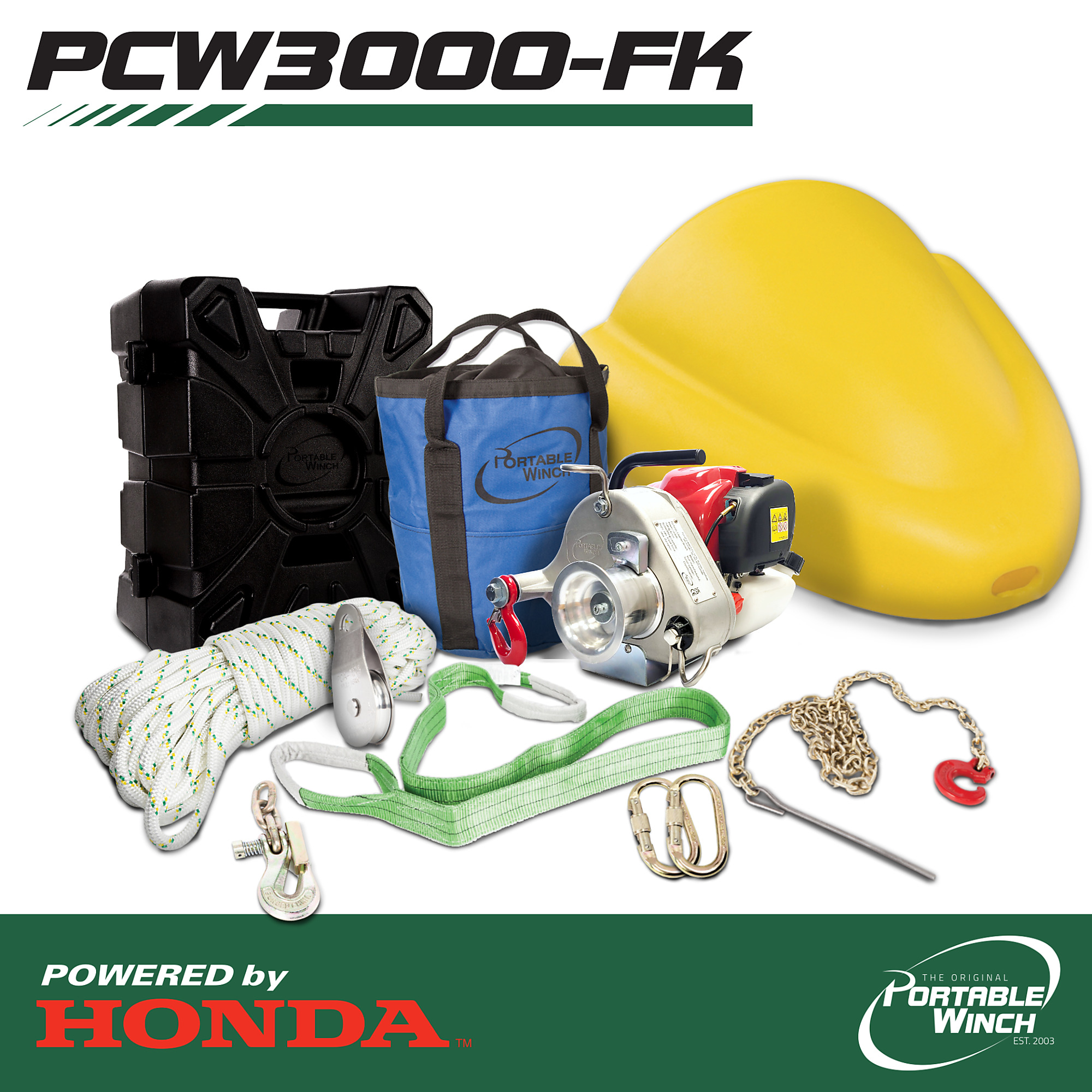 Portable Winch Forestry Winch Kit, Model# PCW3000-FK | Northern Tool