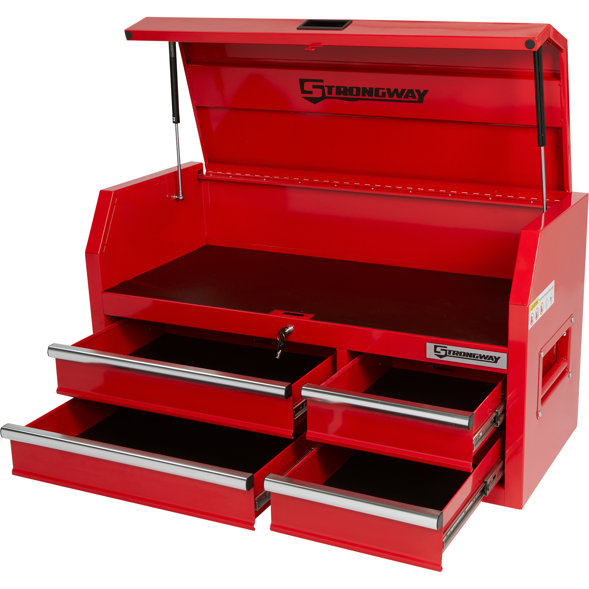 Strongway 42in. 4-Drawer Tool Chest, Red | Northern Tool