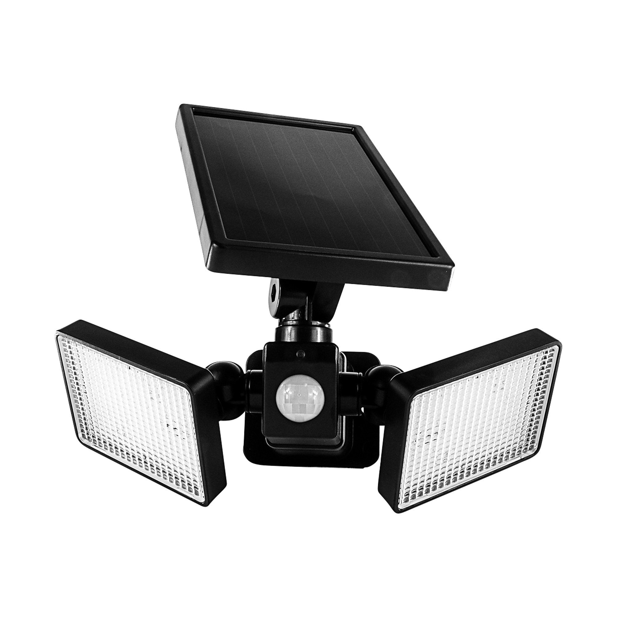 Pinegreen Lighting Dual Head LED Motion Sensor Solar Security Light ...