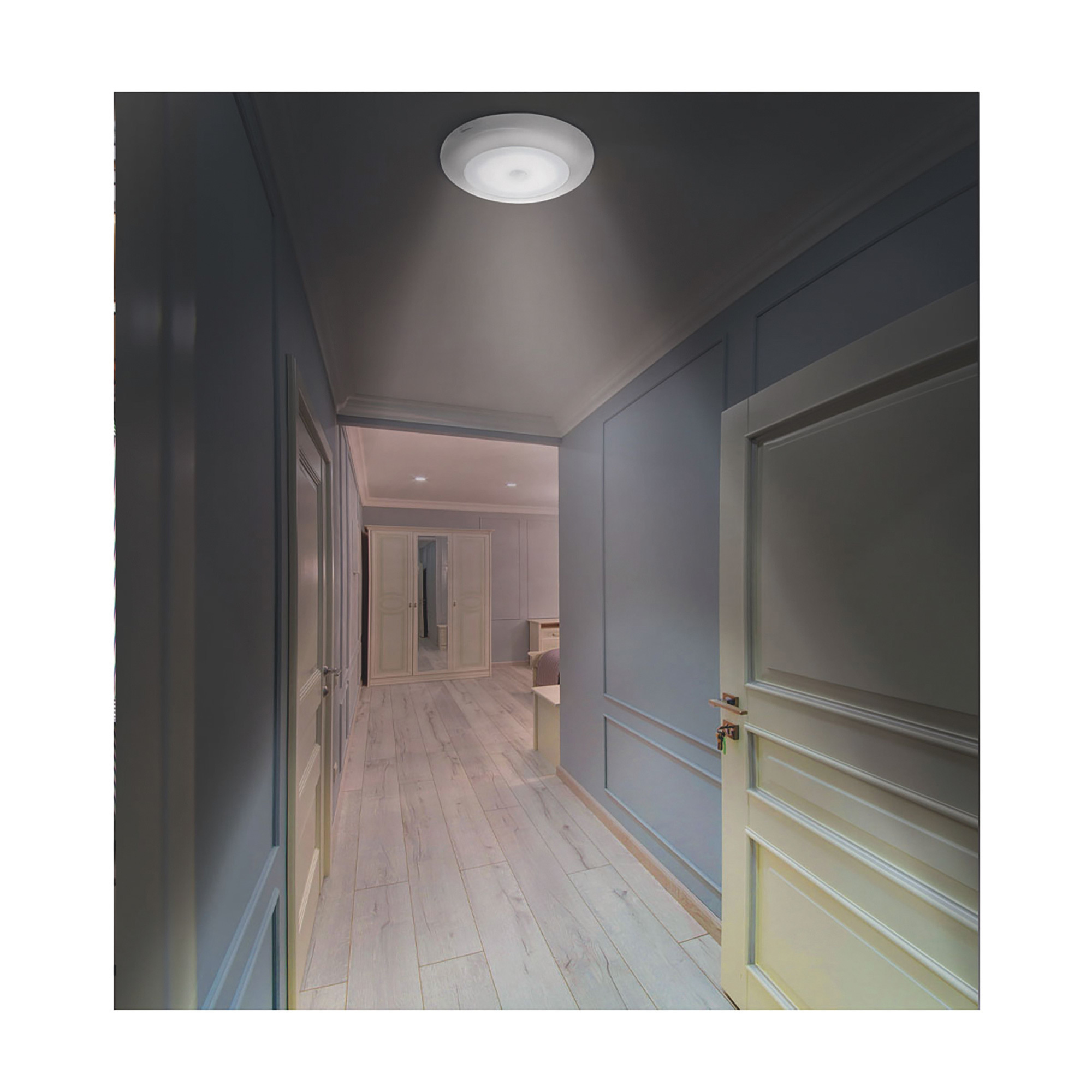 iZoom The Ceiling Light, Motion and Light Activated, LED, 200 Lumens ...