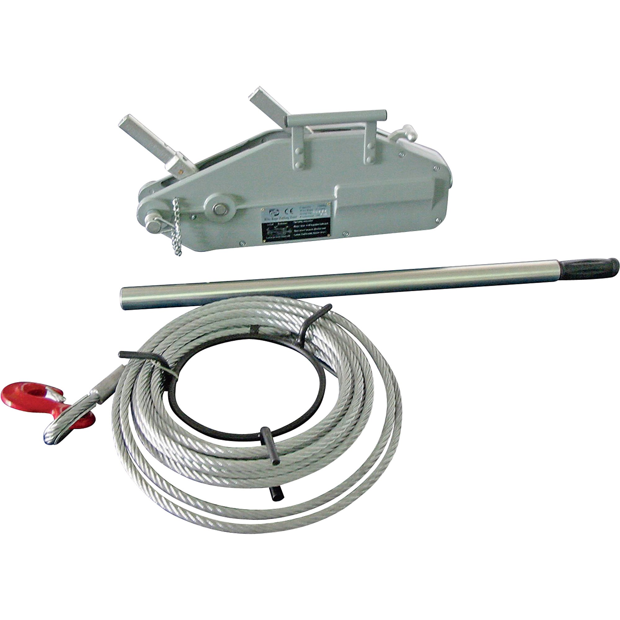 Northern Industrial Wire Rope Pulling Hoist System — 1760-Lb. Capacity ...