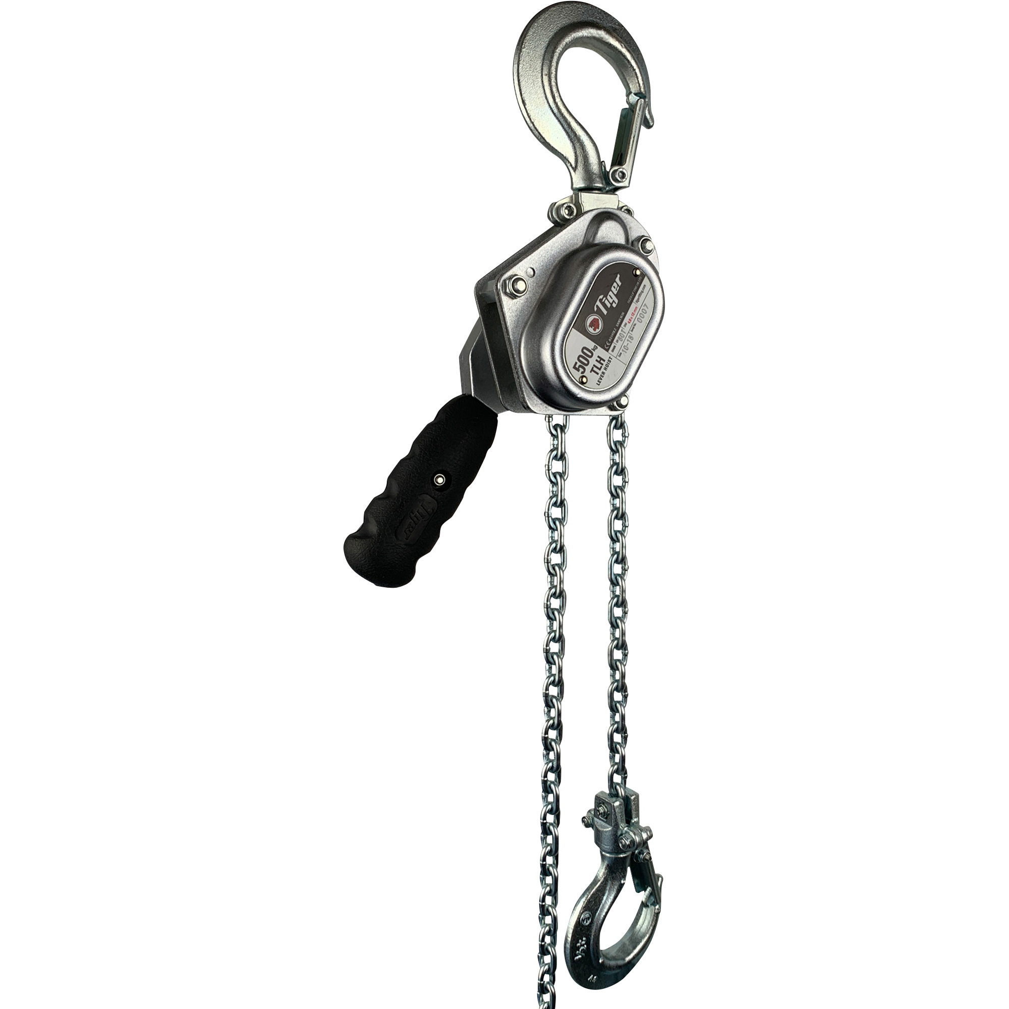 Tiger THL Mini Series Manual Lever Hoist, 1100-Lb. Capacity, 20ft. Lift, Model# TLH-0050-20 ...