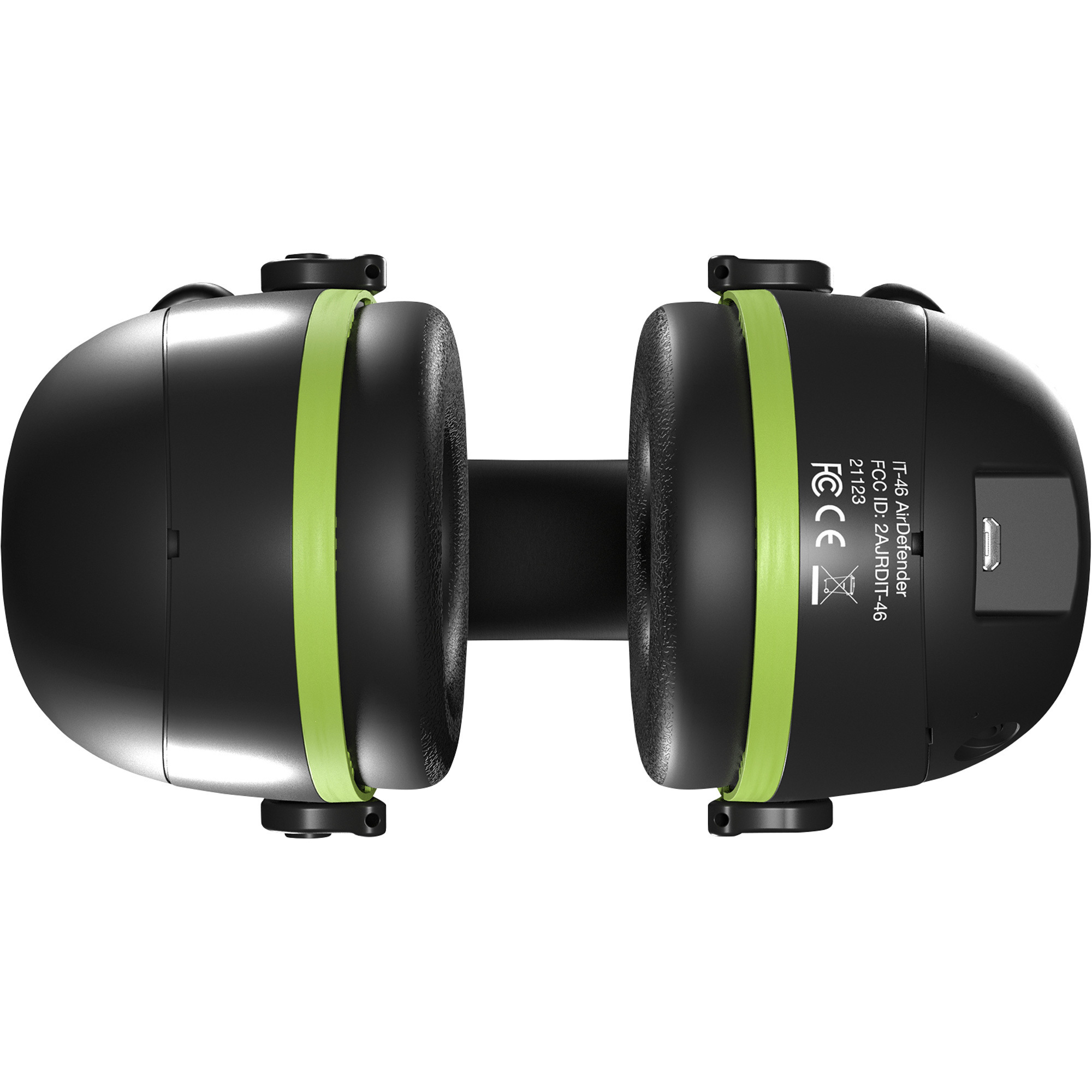 ISOtunes AIR DEFENDER Bluetooth Earmuff, Aux In Cable and Micro USB ...