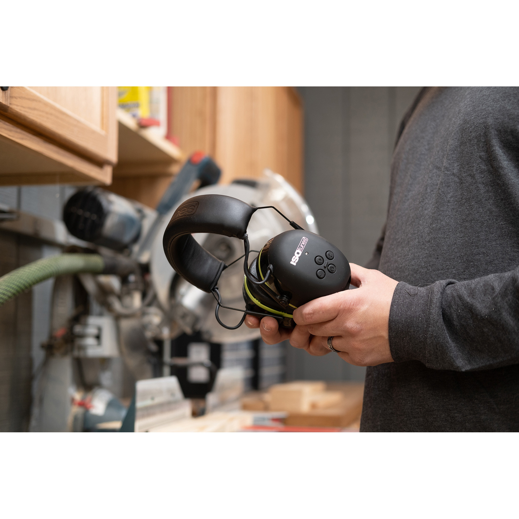 ISOtunes AIR DEFENDER Bluetooth Earmuff — Aux In Cable and Micro USB ...