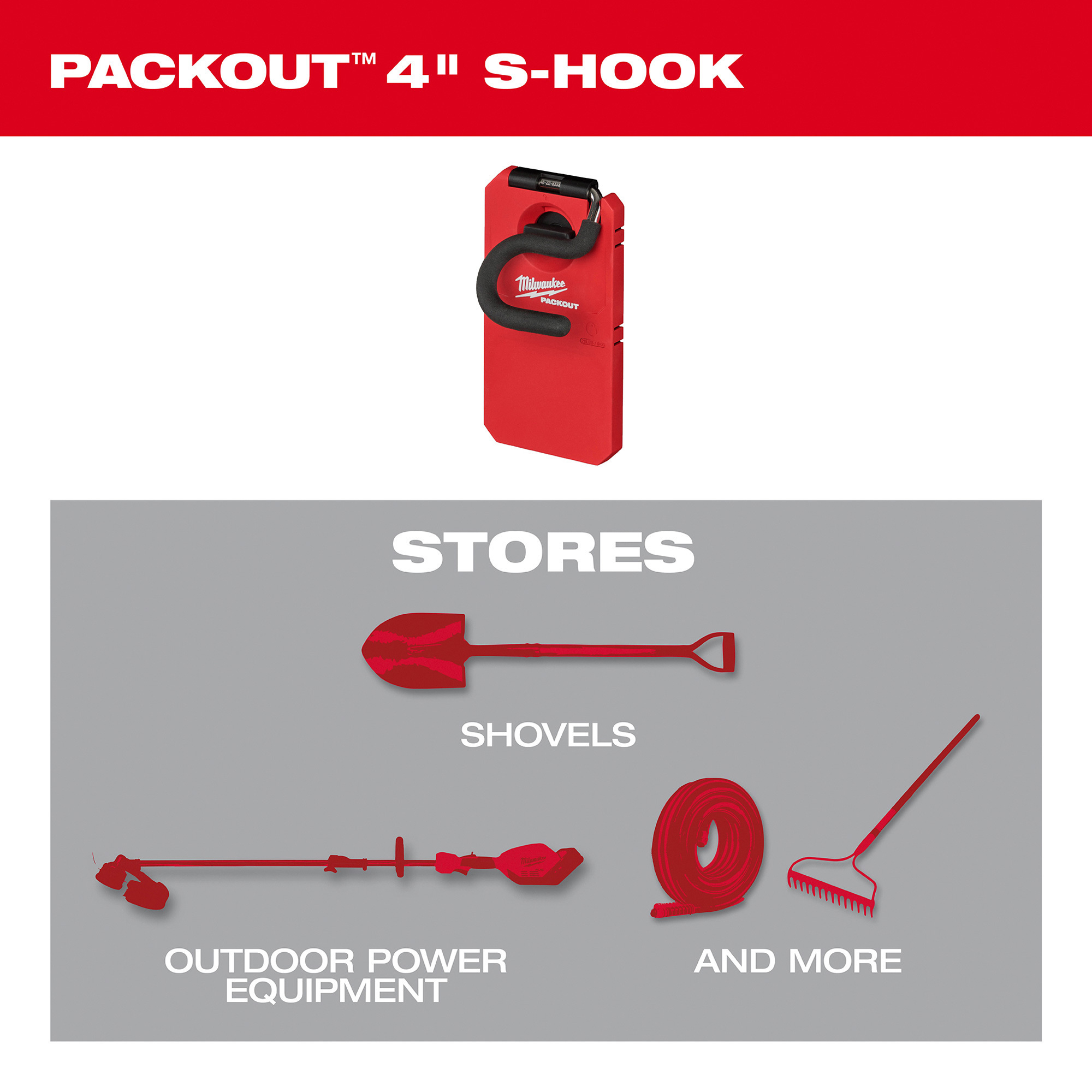 Milwaukee 4in. S-Hook, Model# 48-22-8333 | Northern Tool