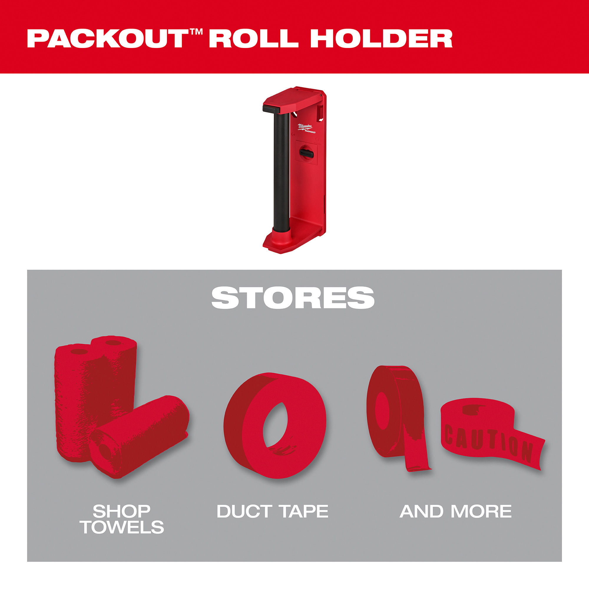 Milwaukee PACKOUT Roll Holder, Model# 48-22-8337 | Northern Tool