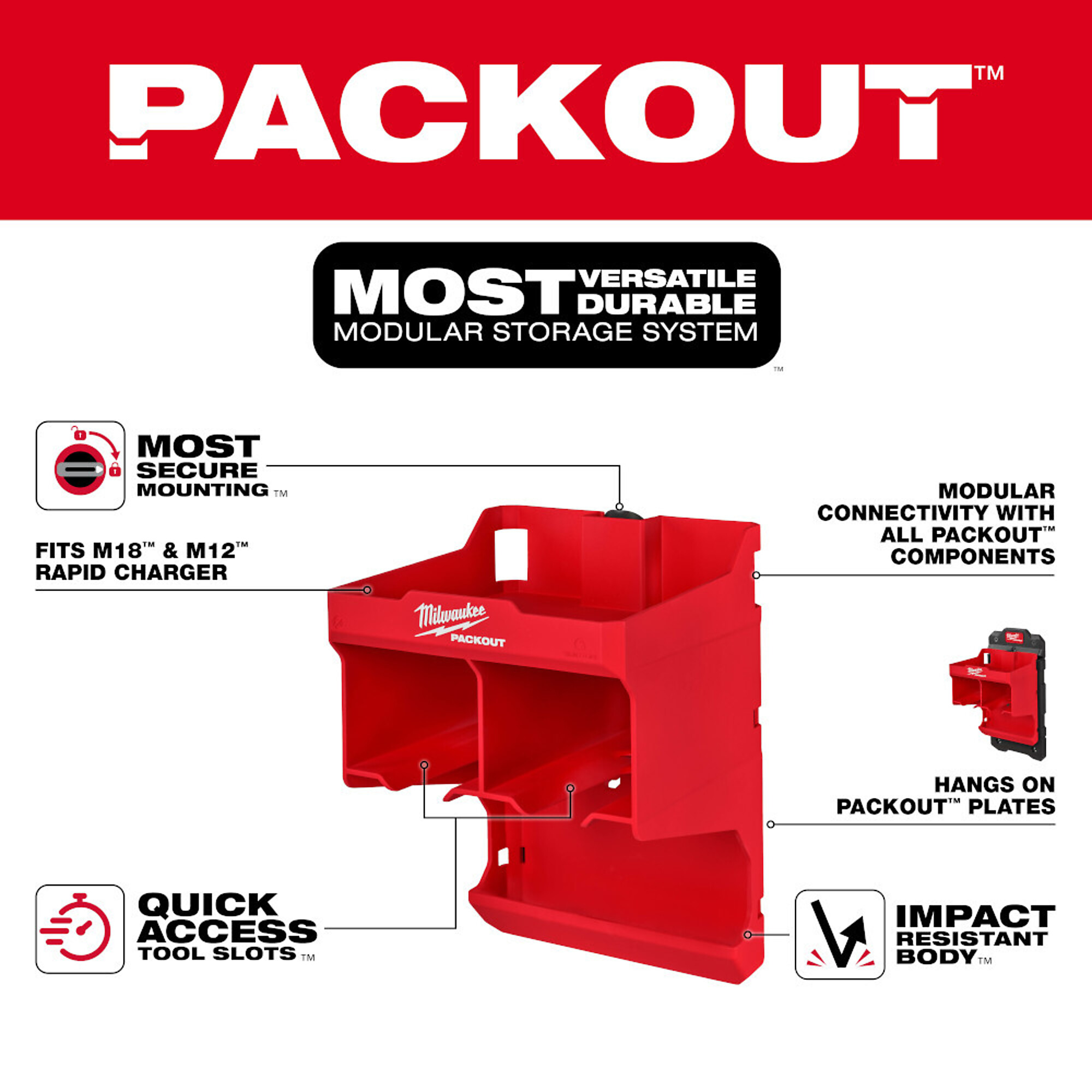 Milwaukee PACKOUT Tool Station, Model# 48-22-8343 | Northern Tool