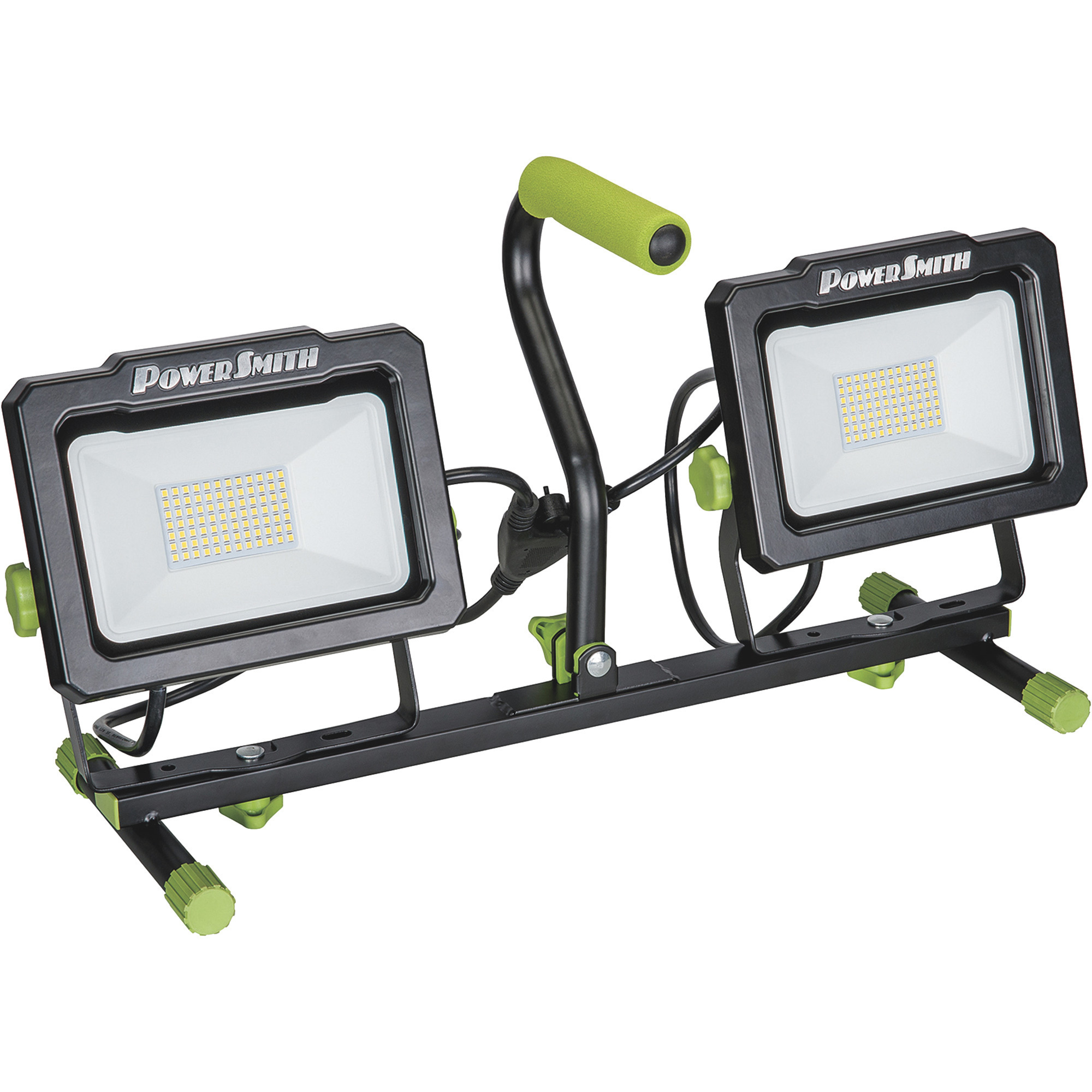 PowerSmith Dual Head LED Tripod Work Light, 14,000 Lumens, Model ...