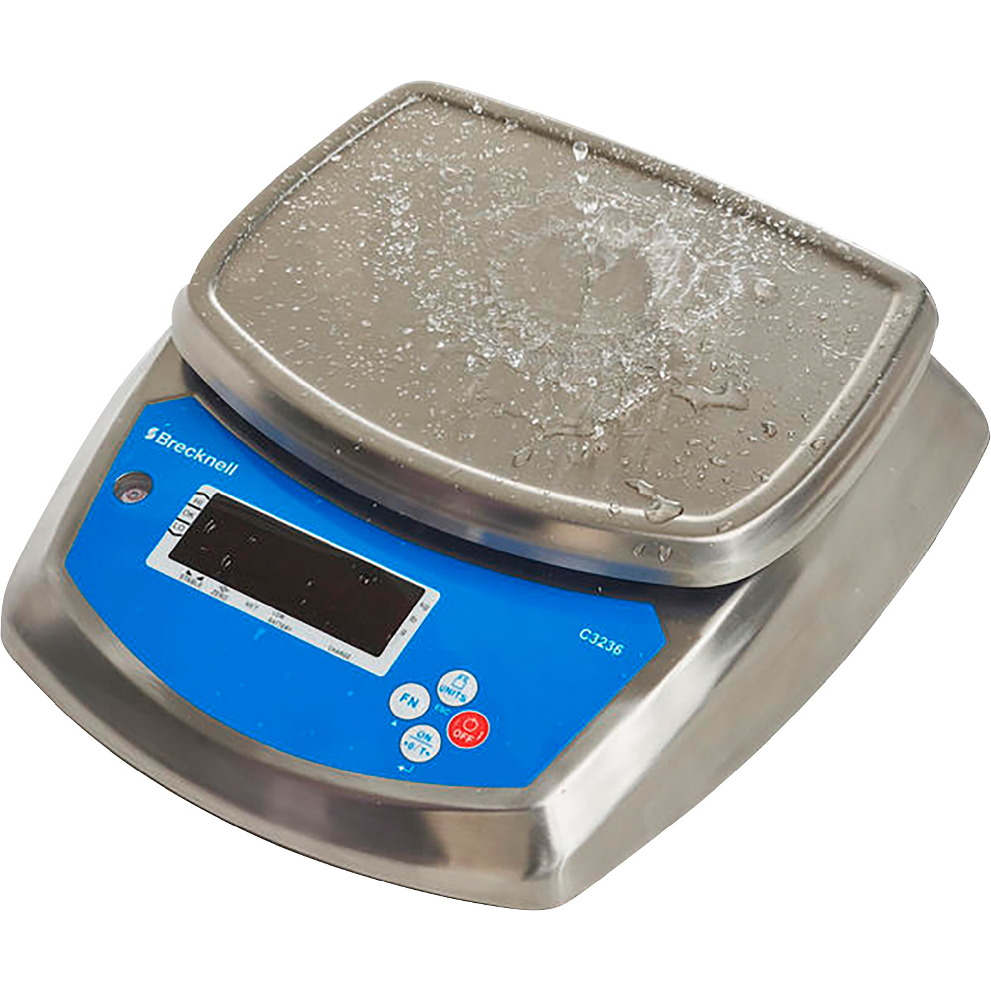 Brecknell Food-Grade Stainless Steel Digital Scale, 15-Lb. Capacity, 0. ...