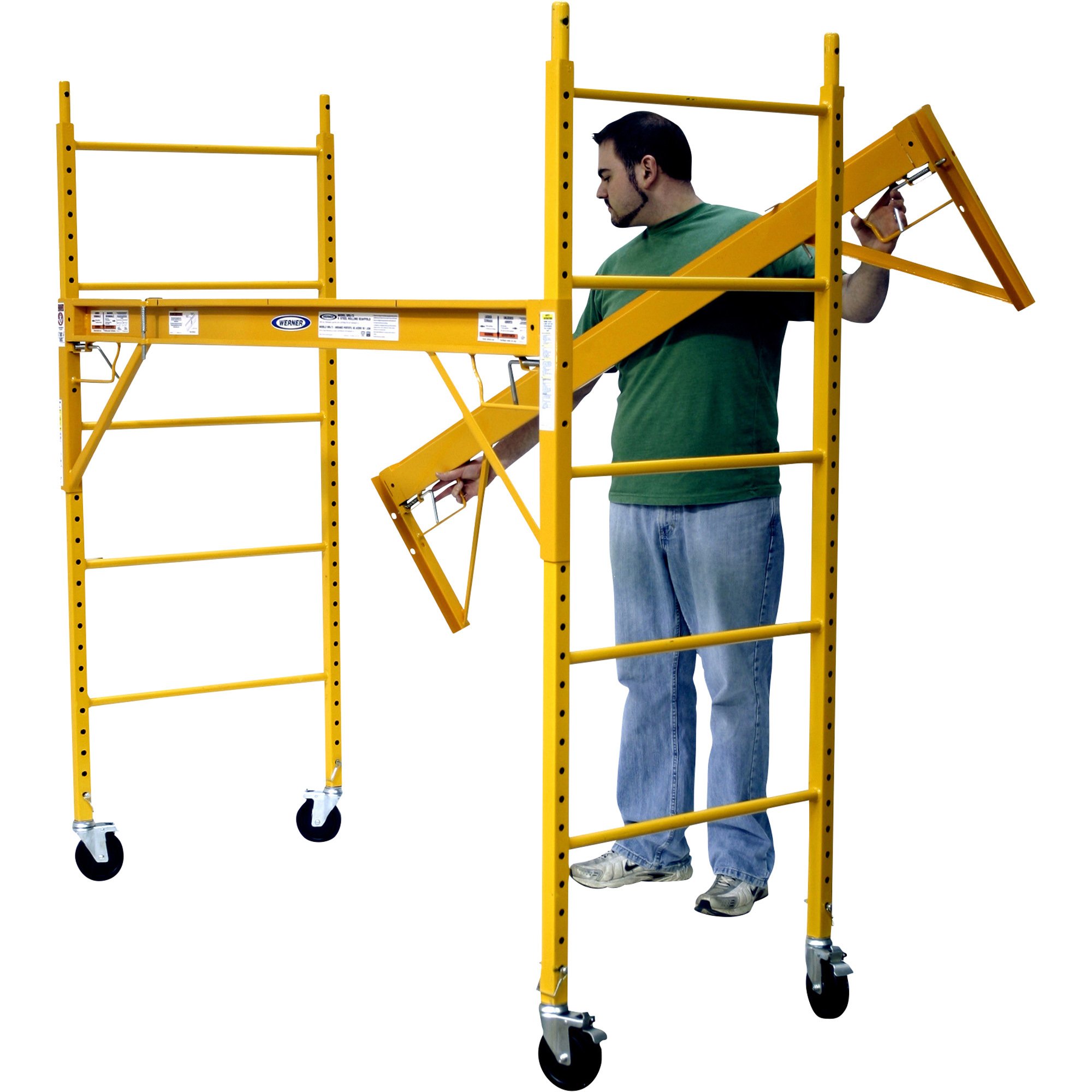 Werner Steel Rolling 6ft. Scaffold — 1000-Lb. Capacity, Model# SRS-72 ...