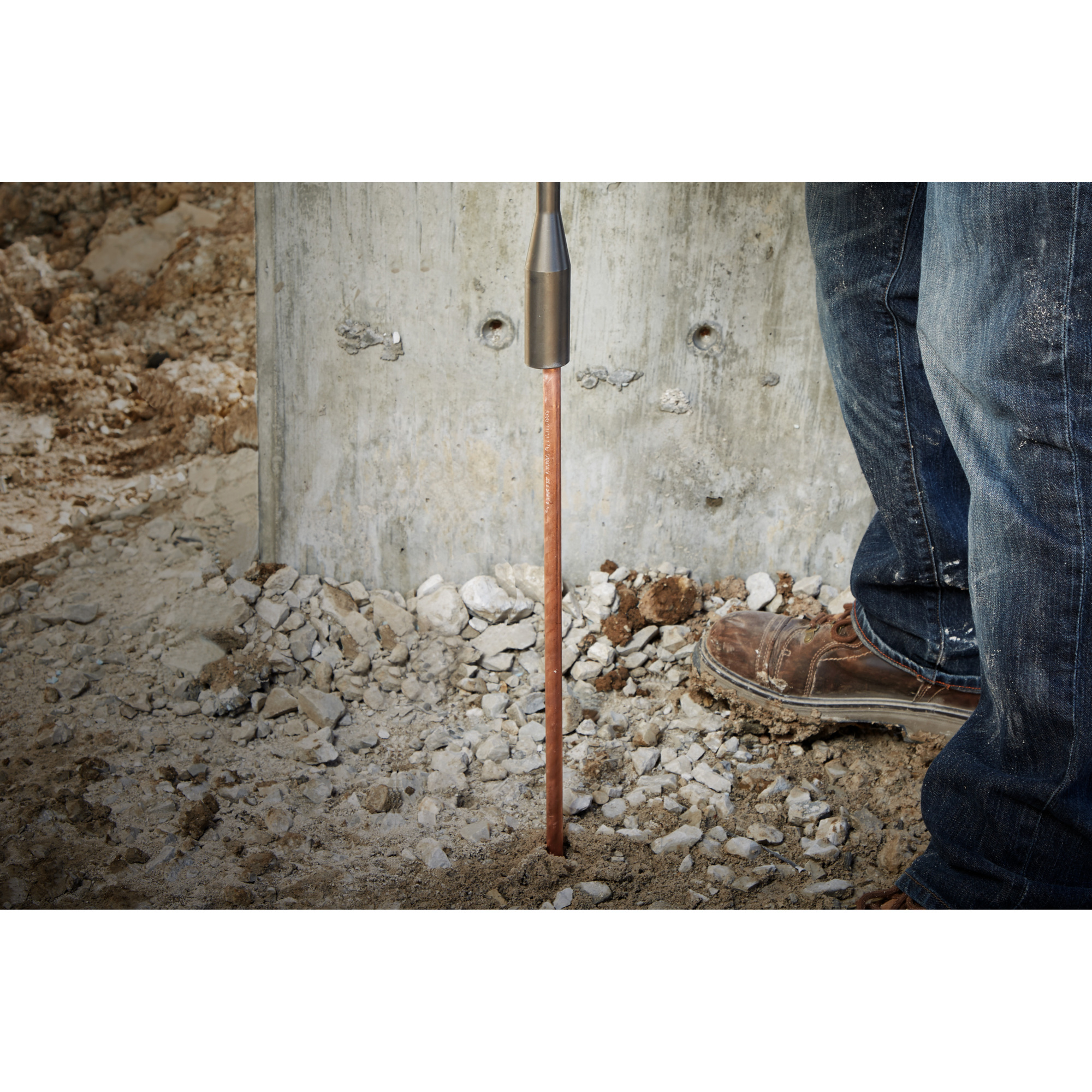 Milwaukee SDS-Plus Ground Rod Driver, 5/8in. x 10in., Model# 48-62-6031 ...