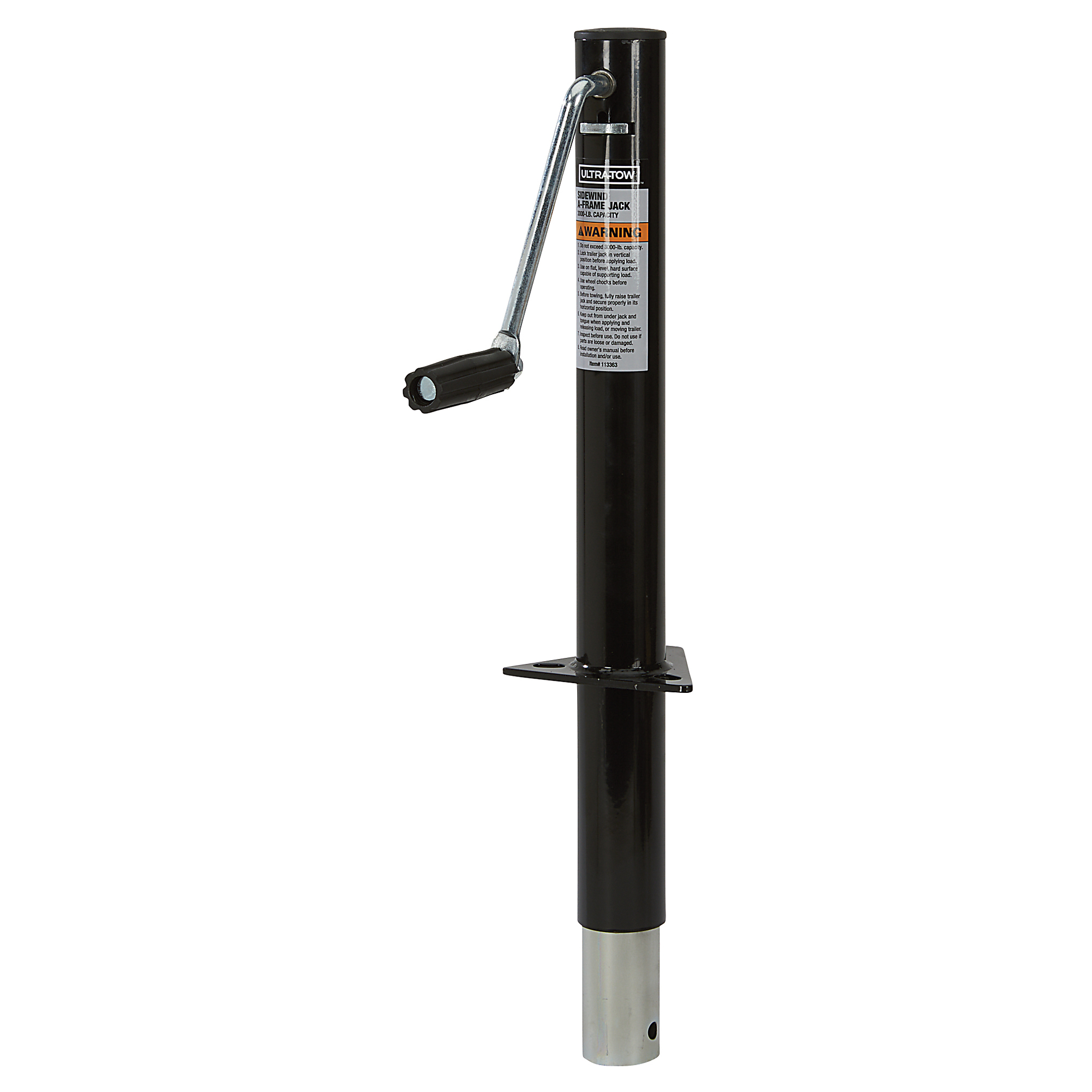 Ultra-Tow A-Frame Sidewind Jack, 23.5in. Extended Length, 3000-Lb. Lift ...