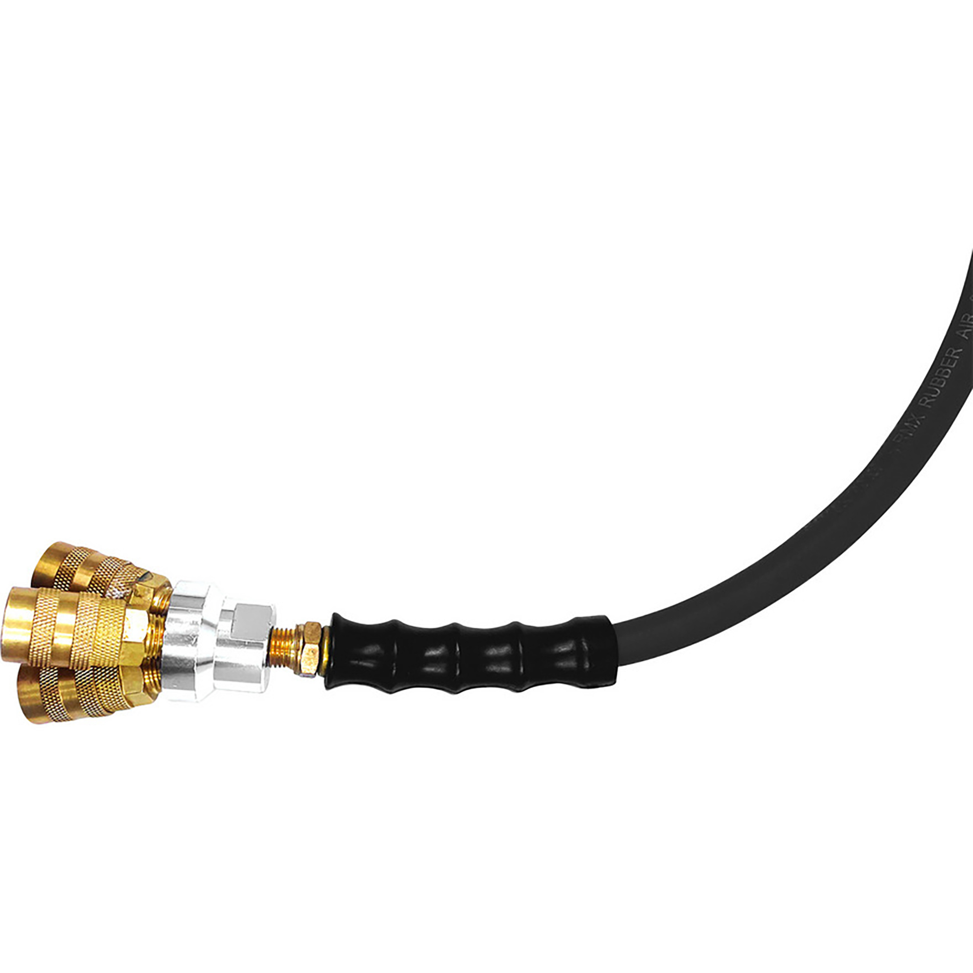 Klutch Professional Lead-In/Whip Hose with 3-Way Coupler, 3/8in. x 3ft ...