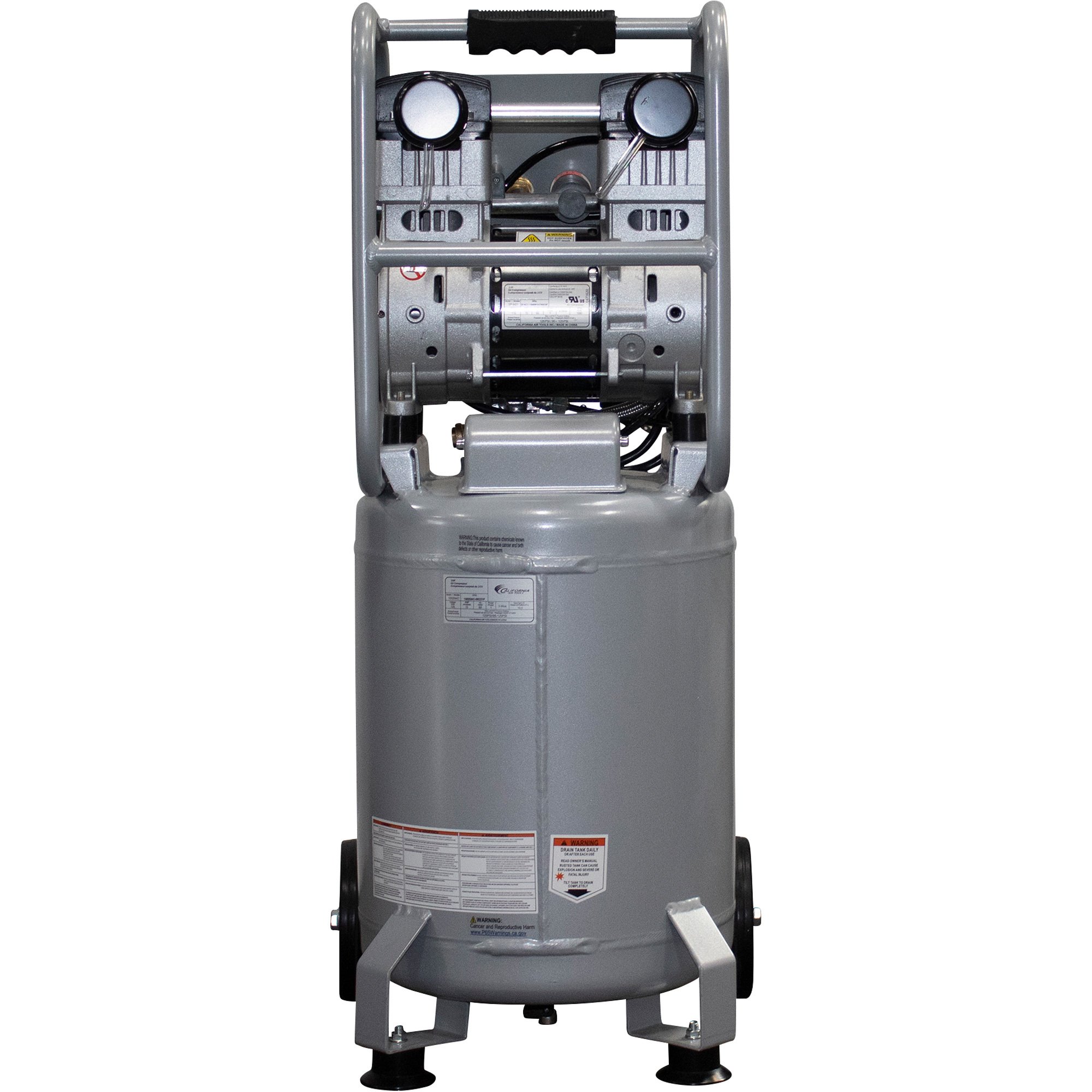 California Air Tools Ultra-Quiet Portable Air Compressor — 2 HP, 10 ...