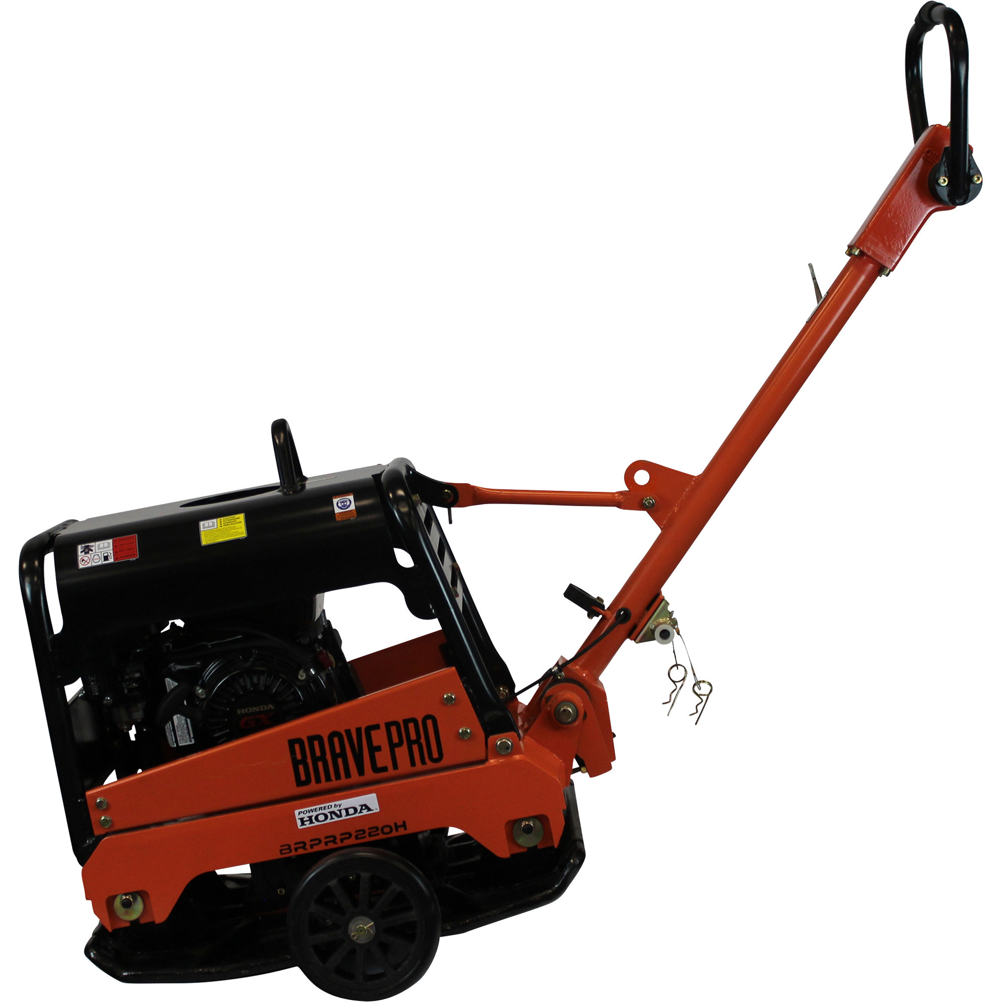 Brave 20in. Reversible Plate Compactor — 6 1/2 HP Honda Engine, Model ...