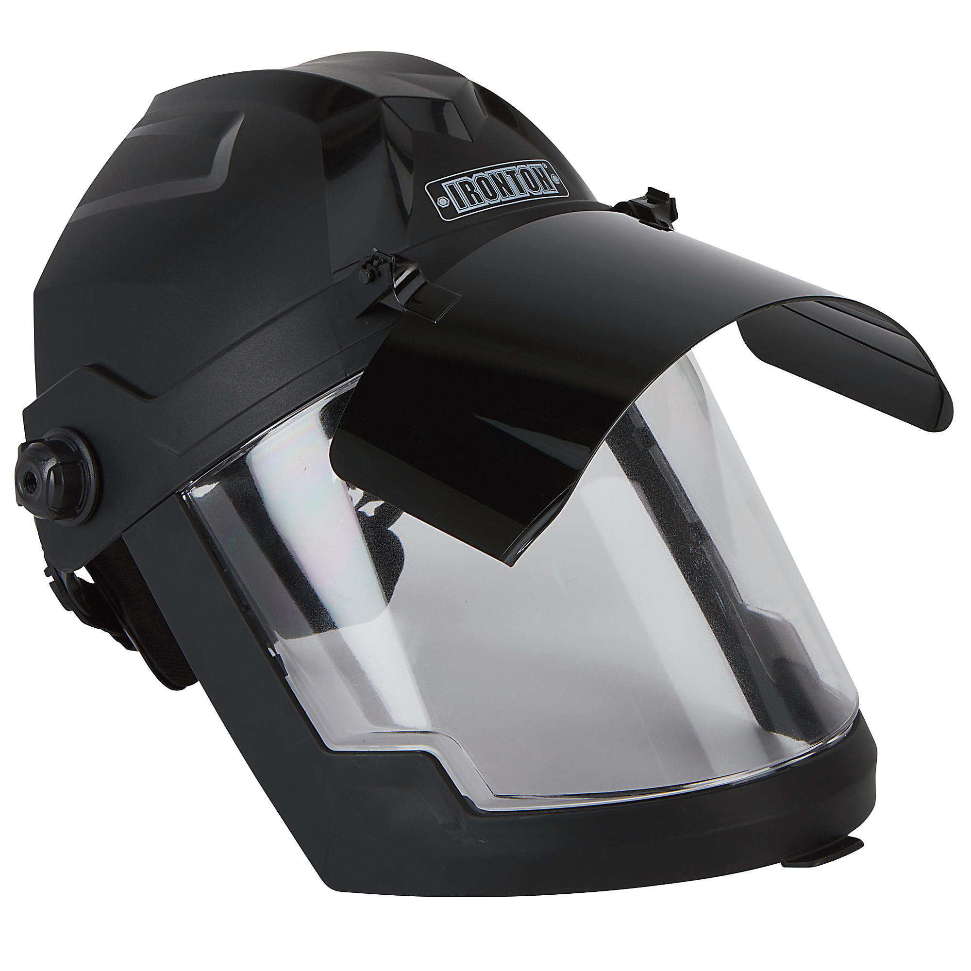 Ironton Face Shield, #8 Shade, Black, Flip-Up Visor | Northern Tool