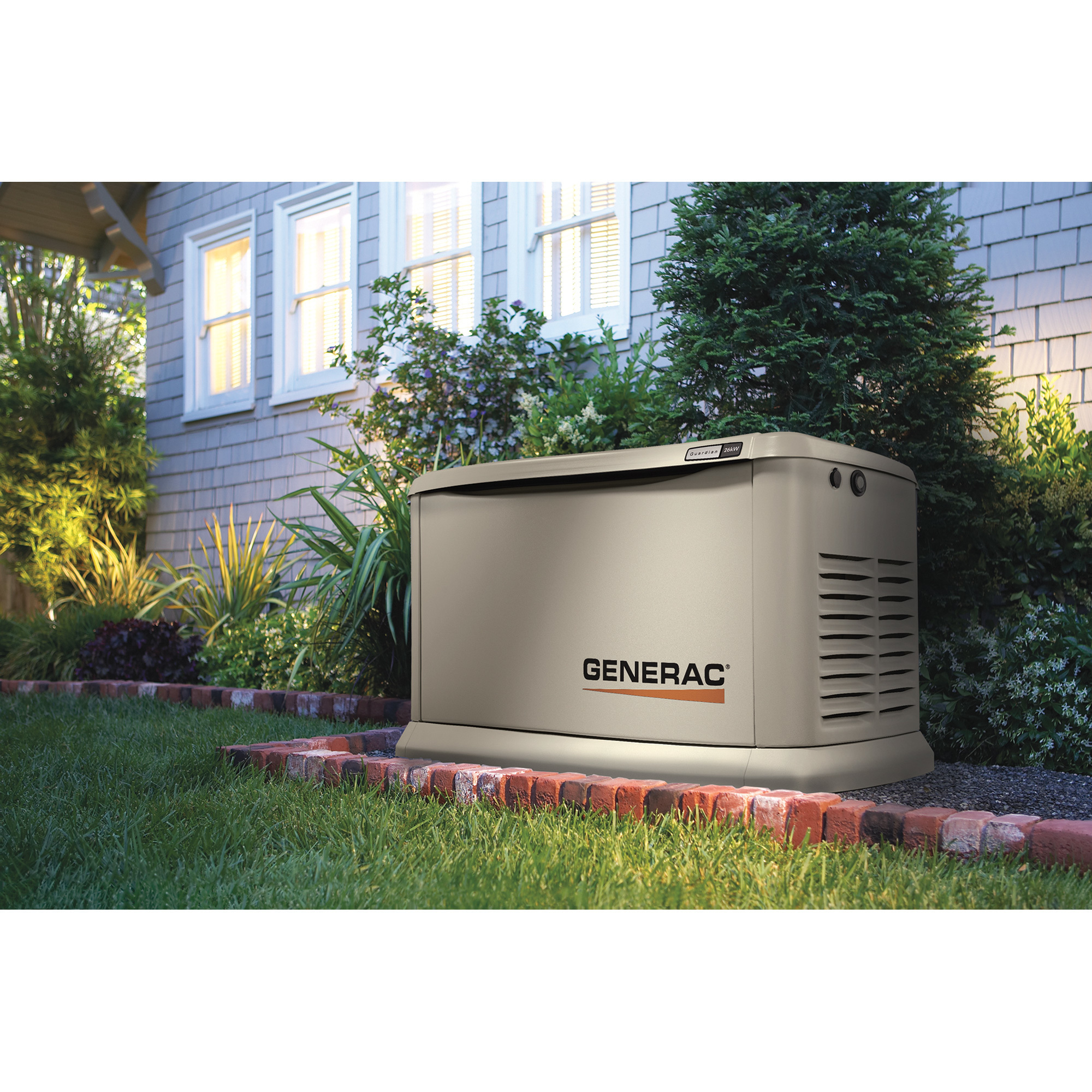 Generac Guardian Series Home Standby Generator, 26kW (LP)/22.5kW (NG ...