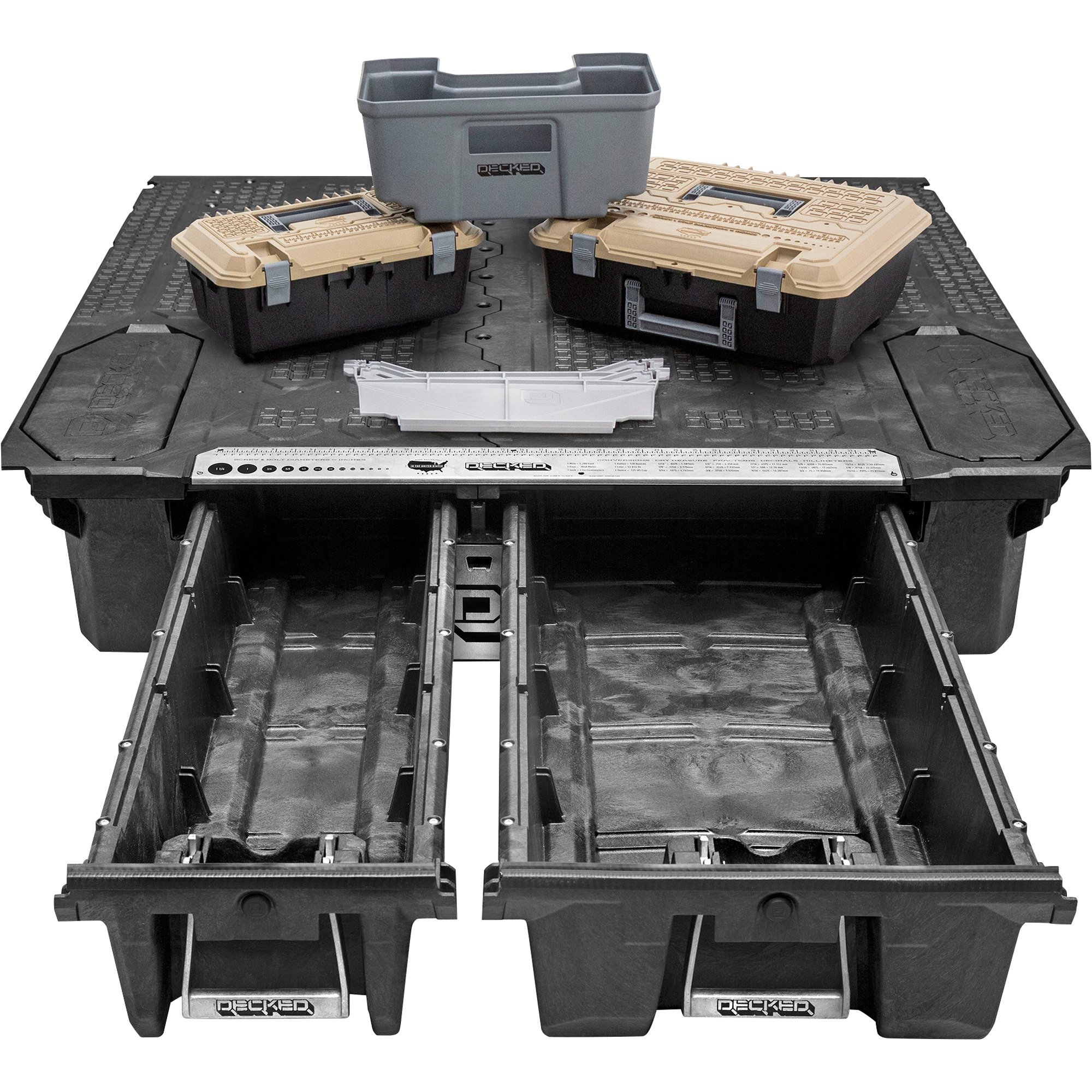 DECKED 2-Drawer Pick-Up Truck Bed Storage System — For Nissan Frontier ...