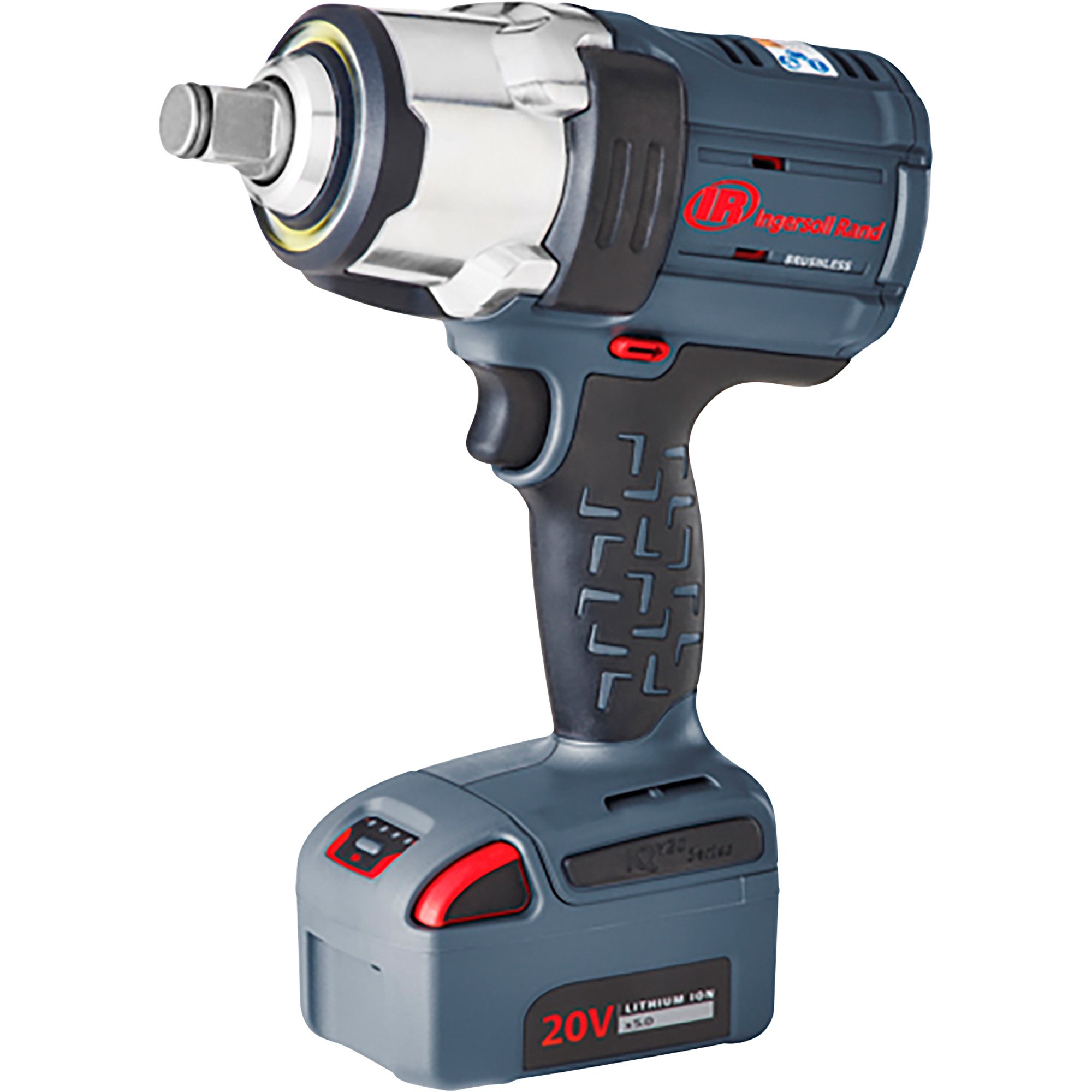 Ingersoll Rand IQV20 Series High-Torque 20V Cordless Impact Wrench Kit, 3/4in. Drive, 1000 Ft ...