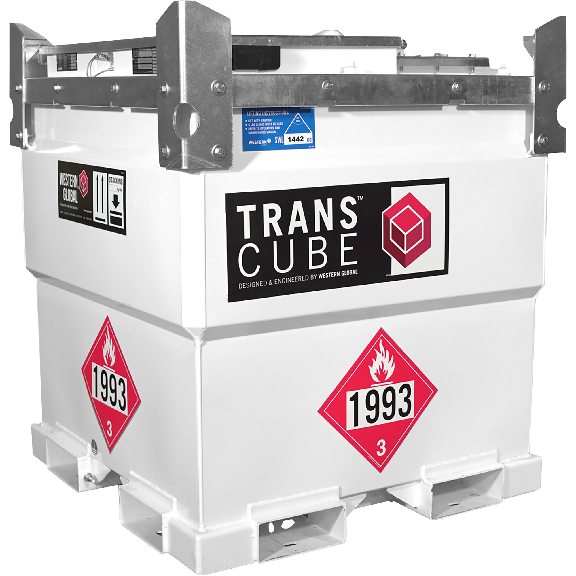 Western Global TransCube DOT Certified 251-Gallon Transportable Fuel ...