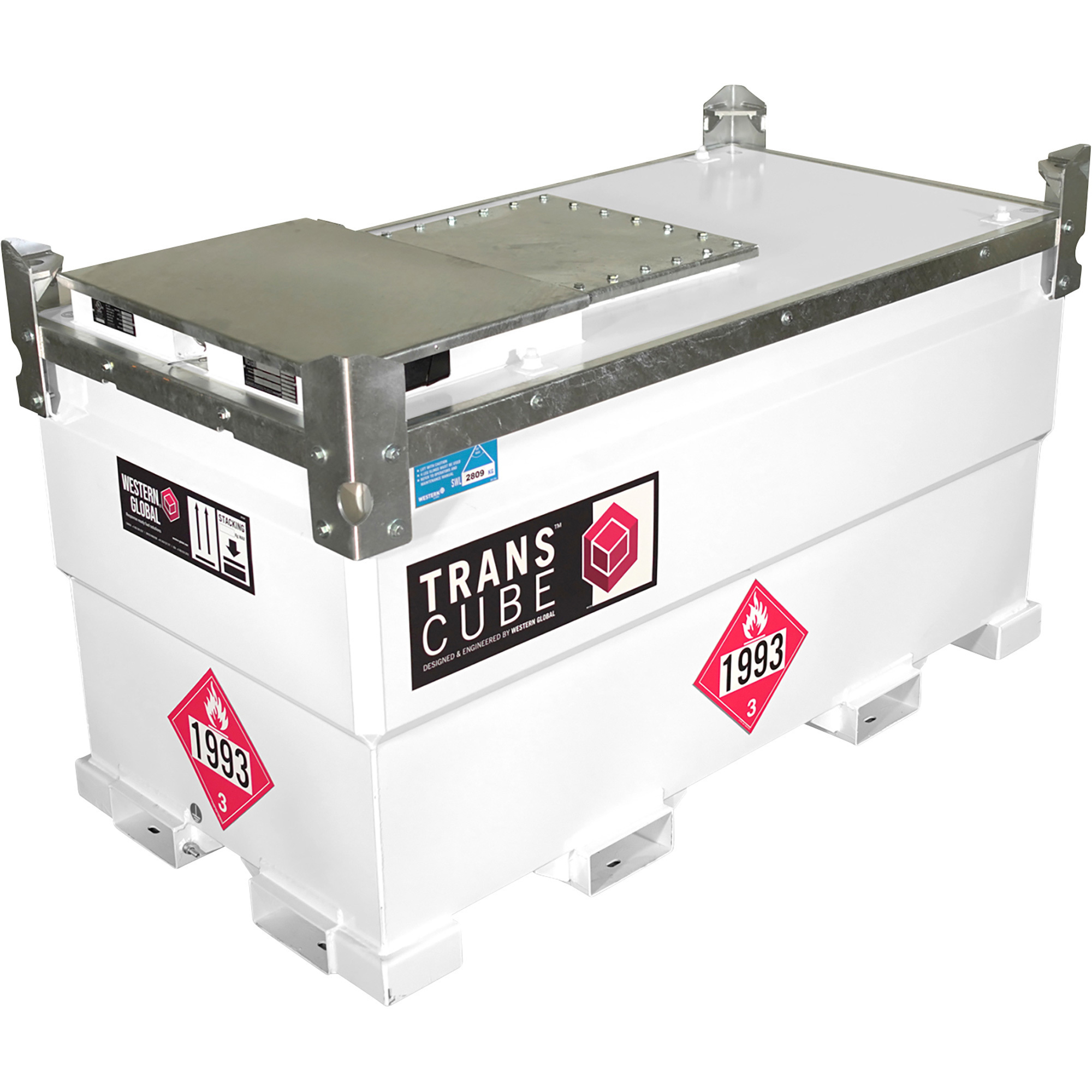Western Global TransCube DOT Certified 552-Gallon Transportable Fuel ...
