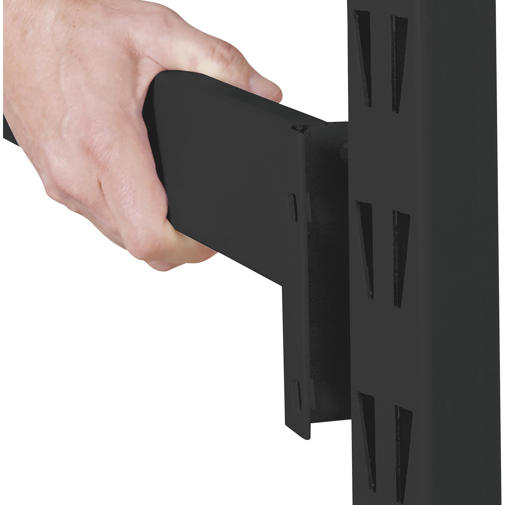 Edsal 4-Tier Welded Steel Shelving Rack, 77in.W x 24in.D x 72in.H ...