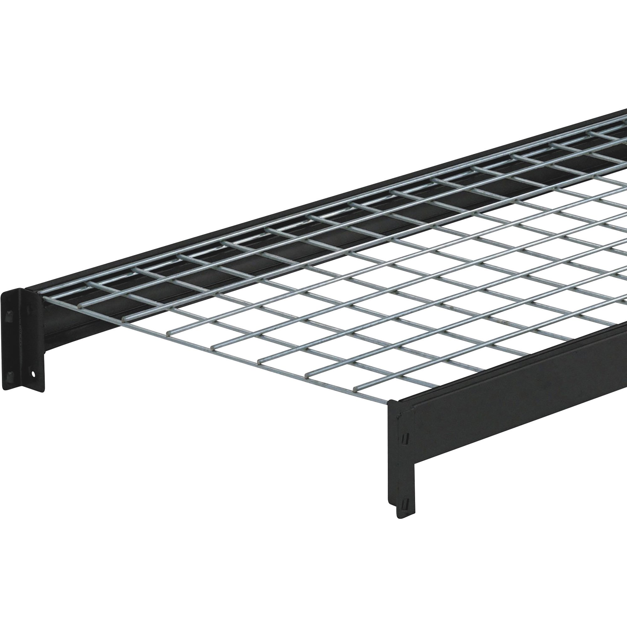 Edsal 4-Tier Welded Steel Shelving Rack, 77in.W x 24in.D x 72in.H ...