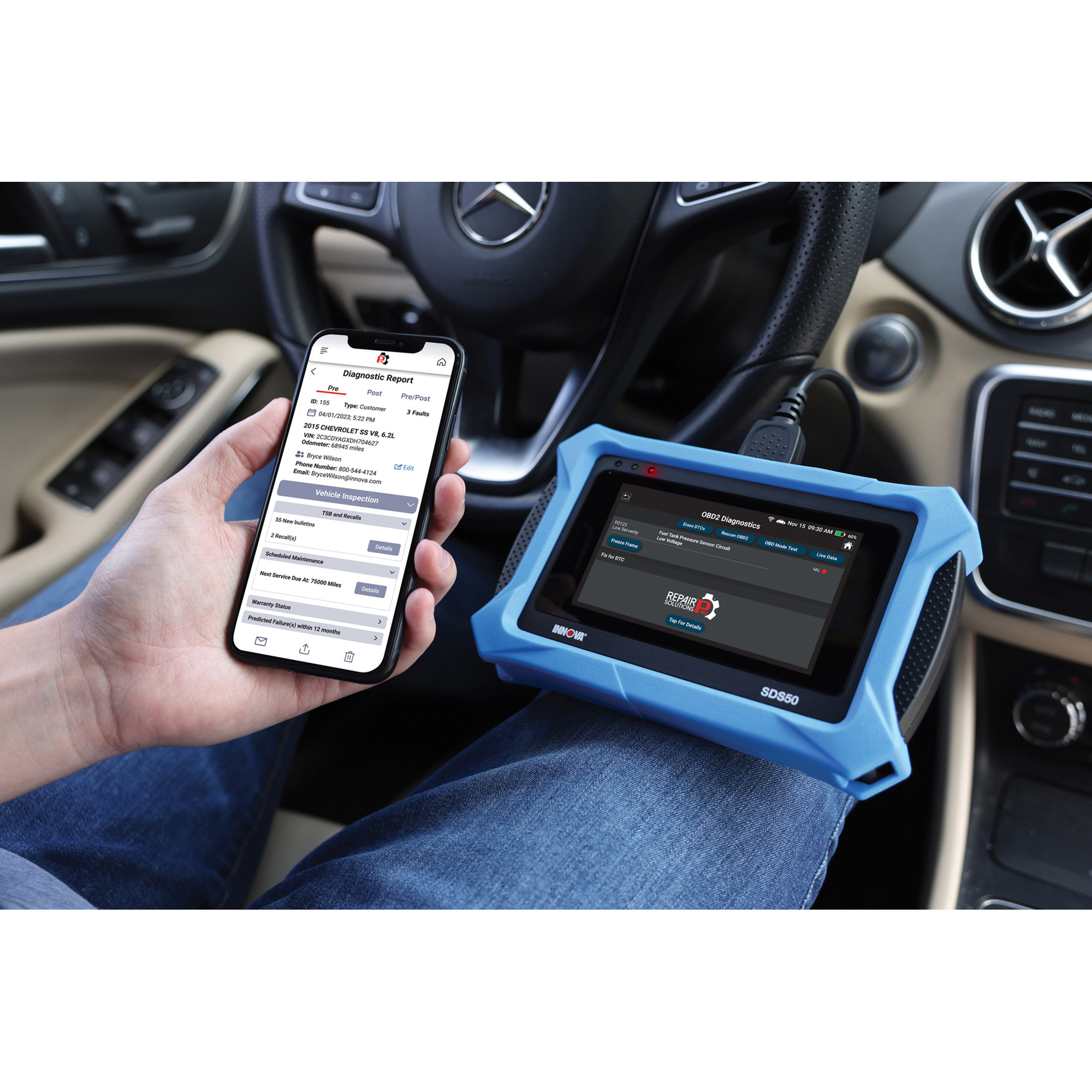 Innova Diagnostic Tablet, 5in. Screen, Model# SDS50 | Northern Tool