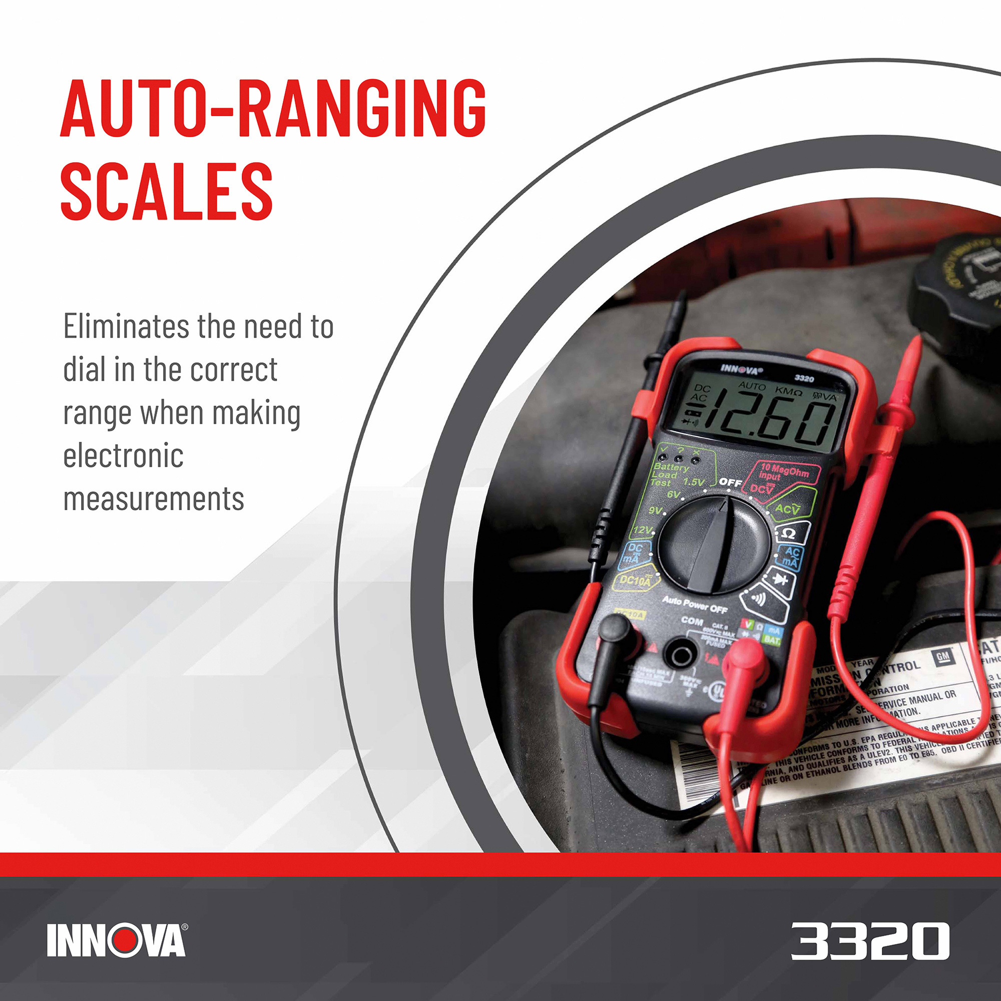 Innova Digital Multimeter, Model# 3320 | Northern Tool