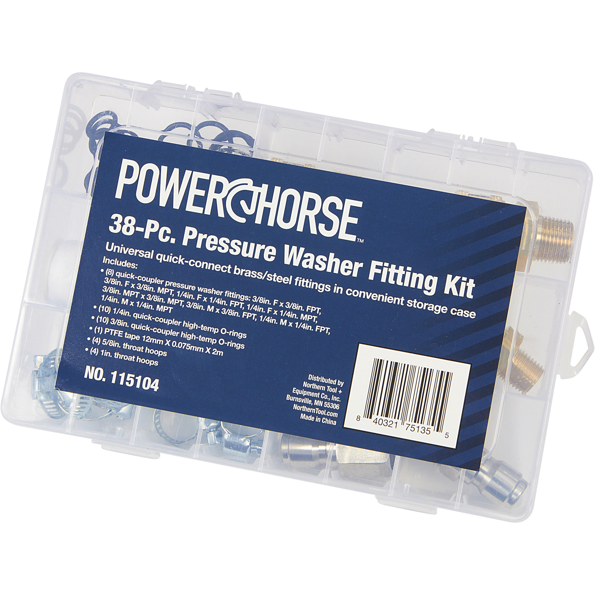 Powerhorse 38-Pc. Pressure Washer Fittings Kit | Northern Tool