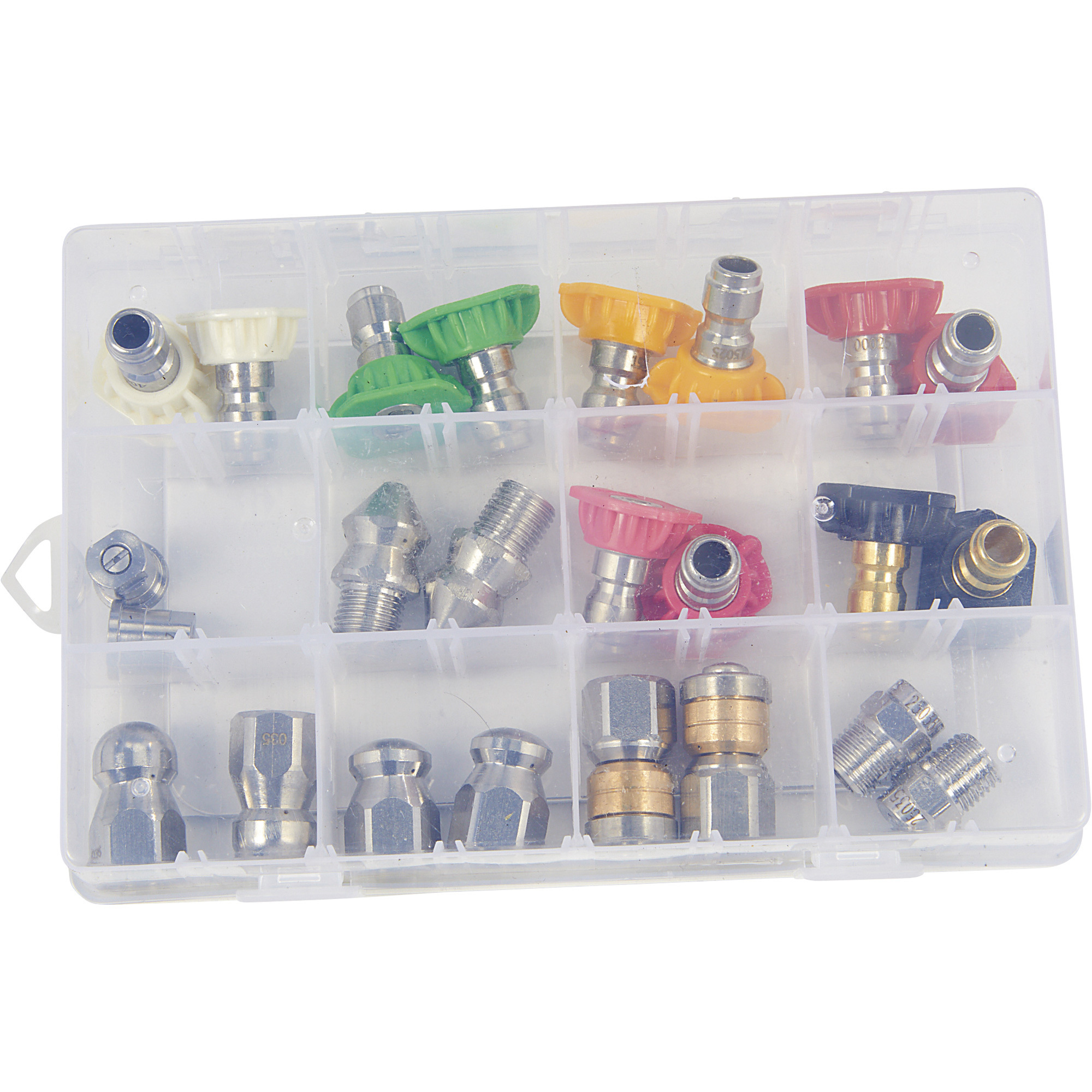 Powerhorse Pressure Washer Nozzle Kit, 25-Pc., Brass/Steel, Quick ...