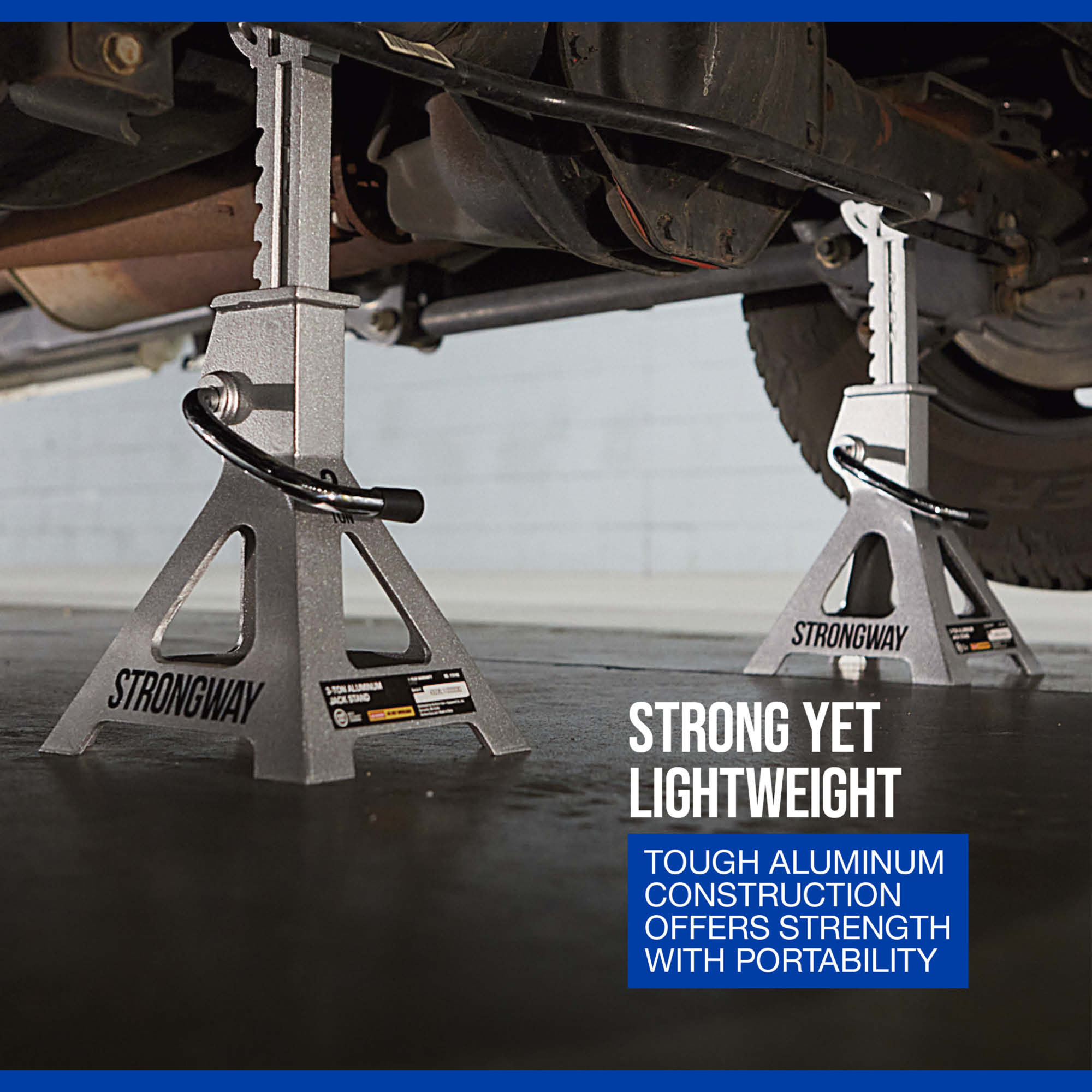 Strongway Aluminum Jack Stands, 3000-Lb. Capacity, Pair | Northern Tool