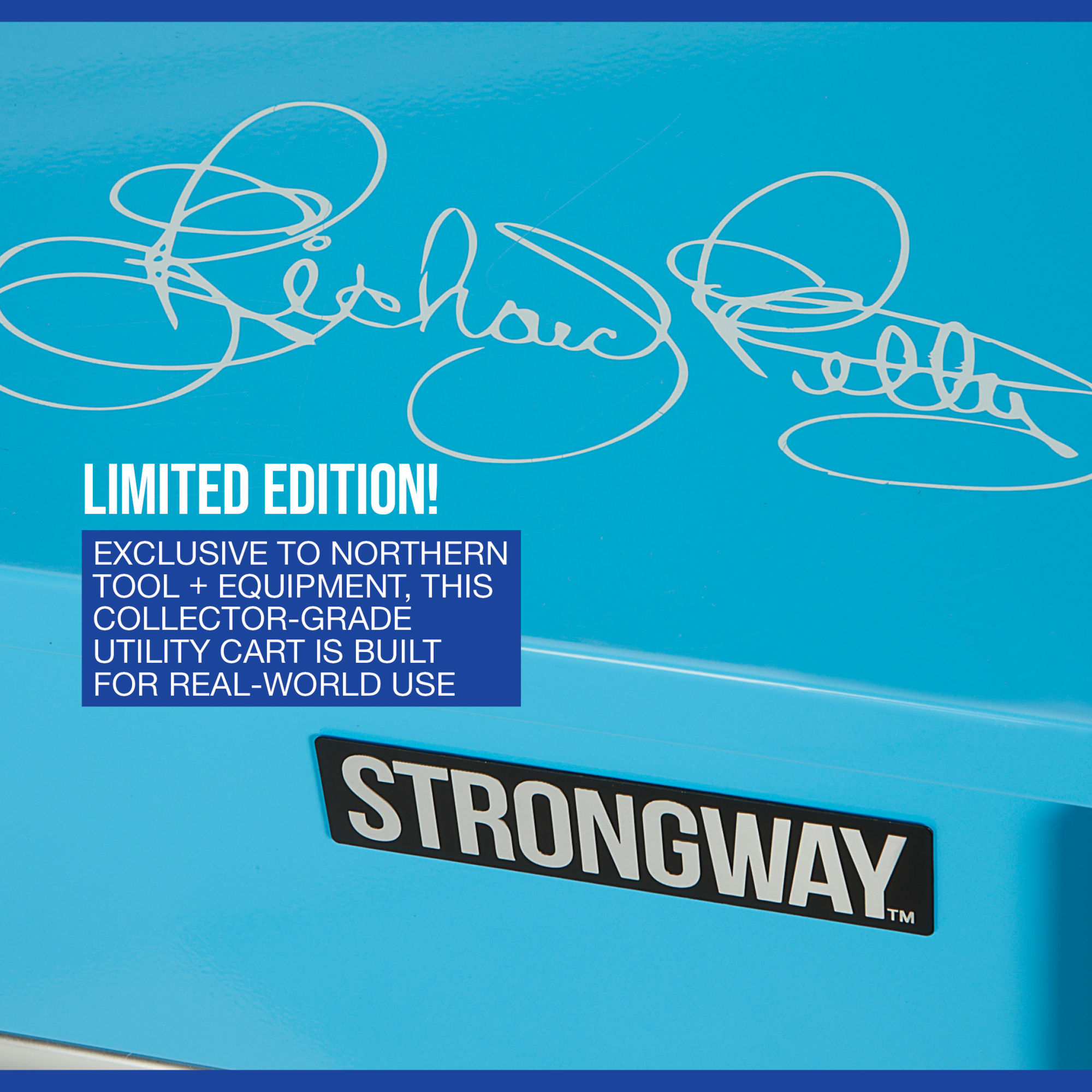 Strongway Richard Petty Limited Edition 6-Drawer Service Cart, 34in ...