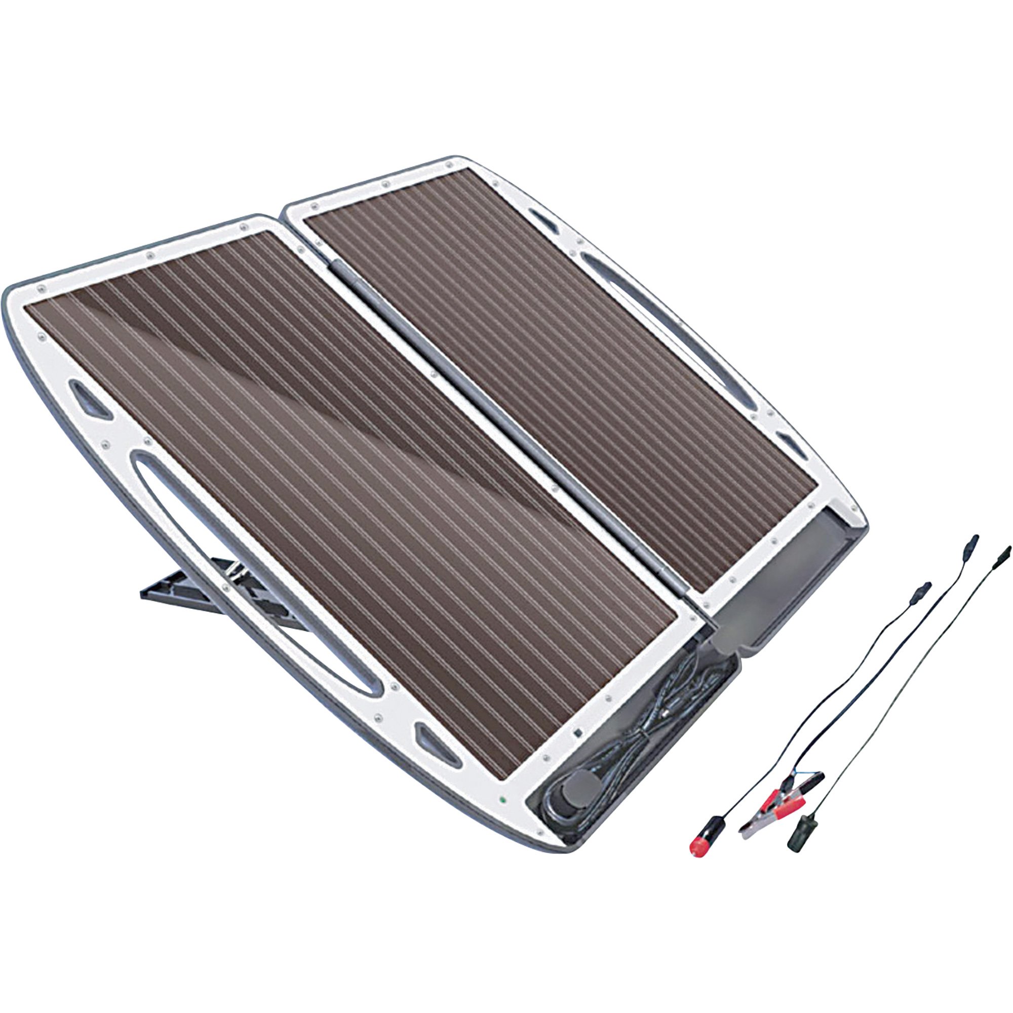 Sunforce Solar Panel with Battery Pack — 13 Watt, Briefcase Style ...