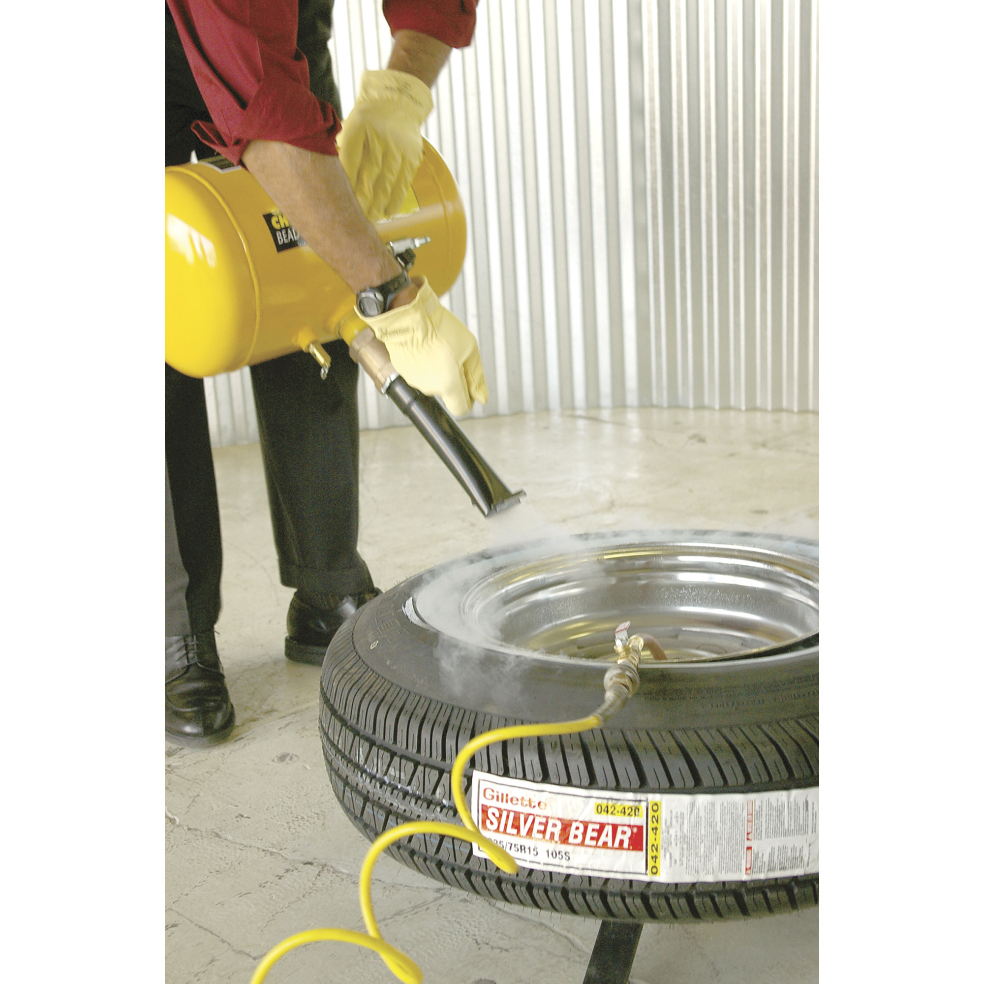 TSI Cheetah 5-Gallon Tire Air Bead Seater, Steel Tank, Model# CH-5 ...