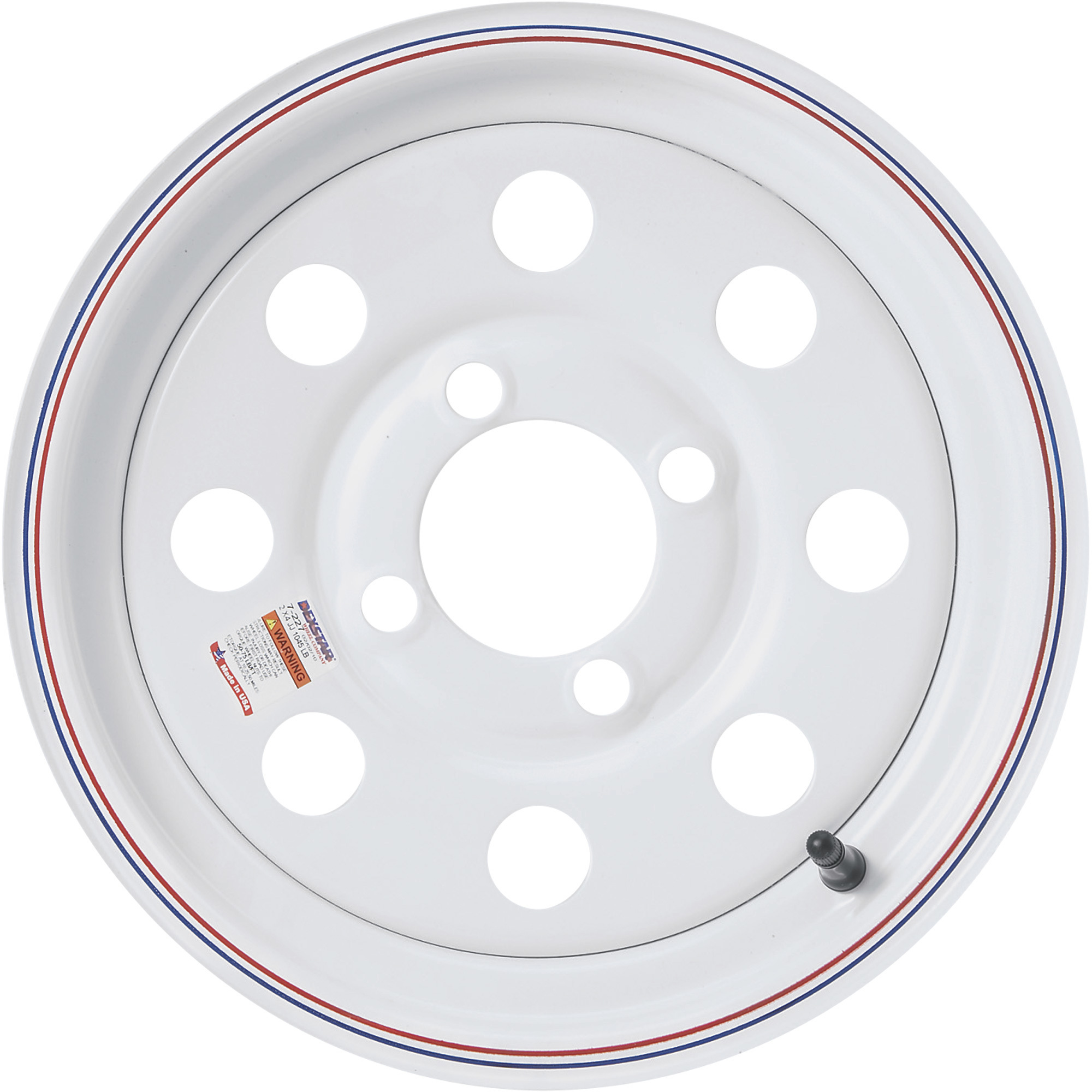 Martin Wheel 12in. Modular Trailer Tire Wheel — Rim Only, Fits Tire ...