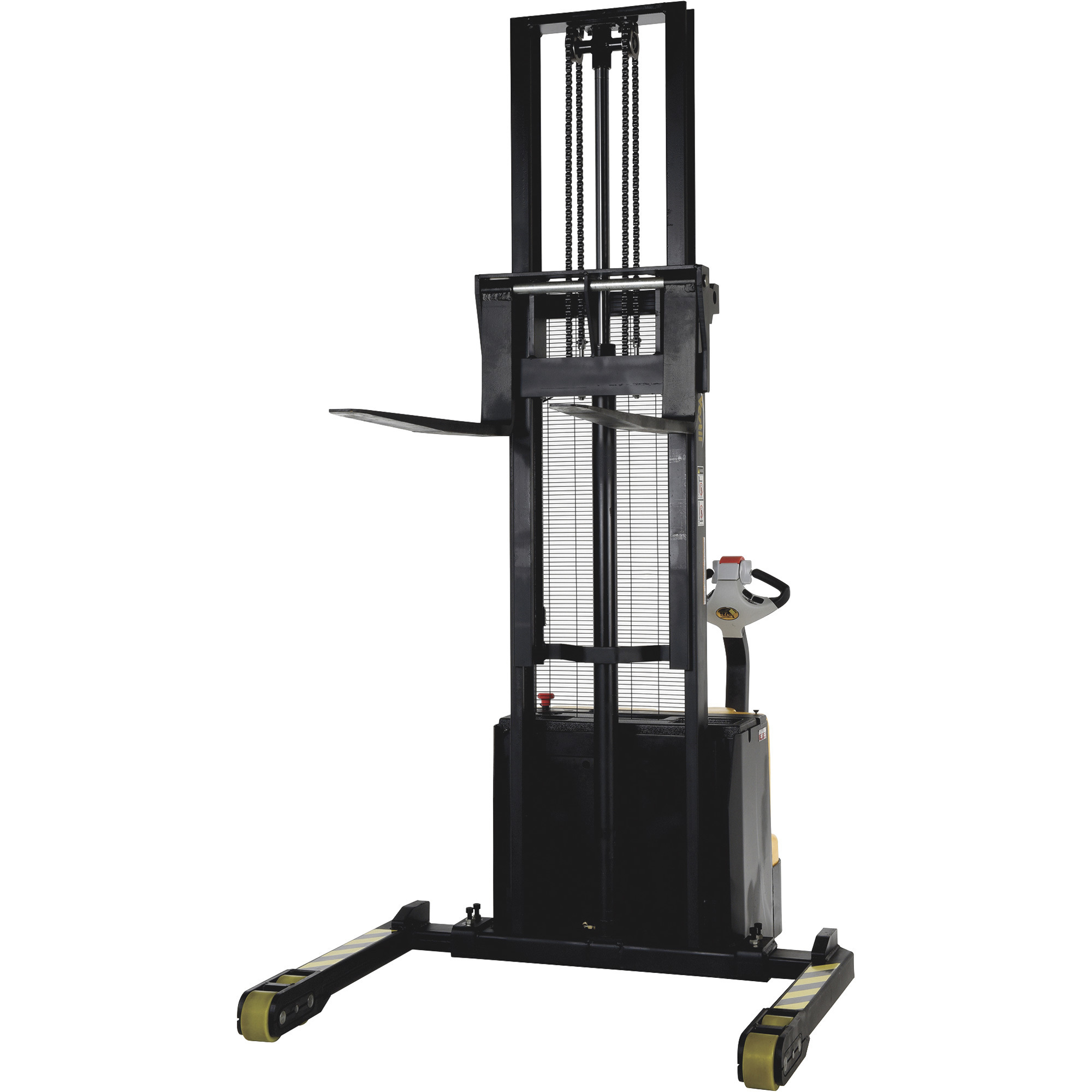 Vestil Double Mast Fully Powered Electric Stacker, 2000-3000-Lb ...
