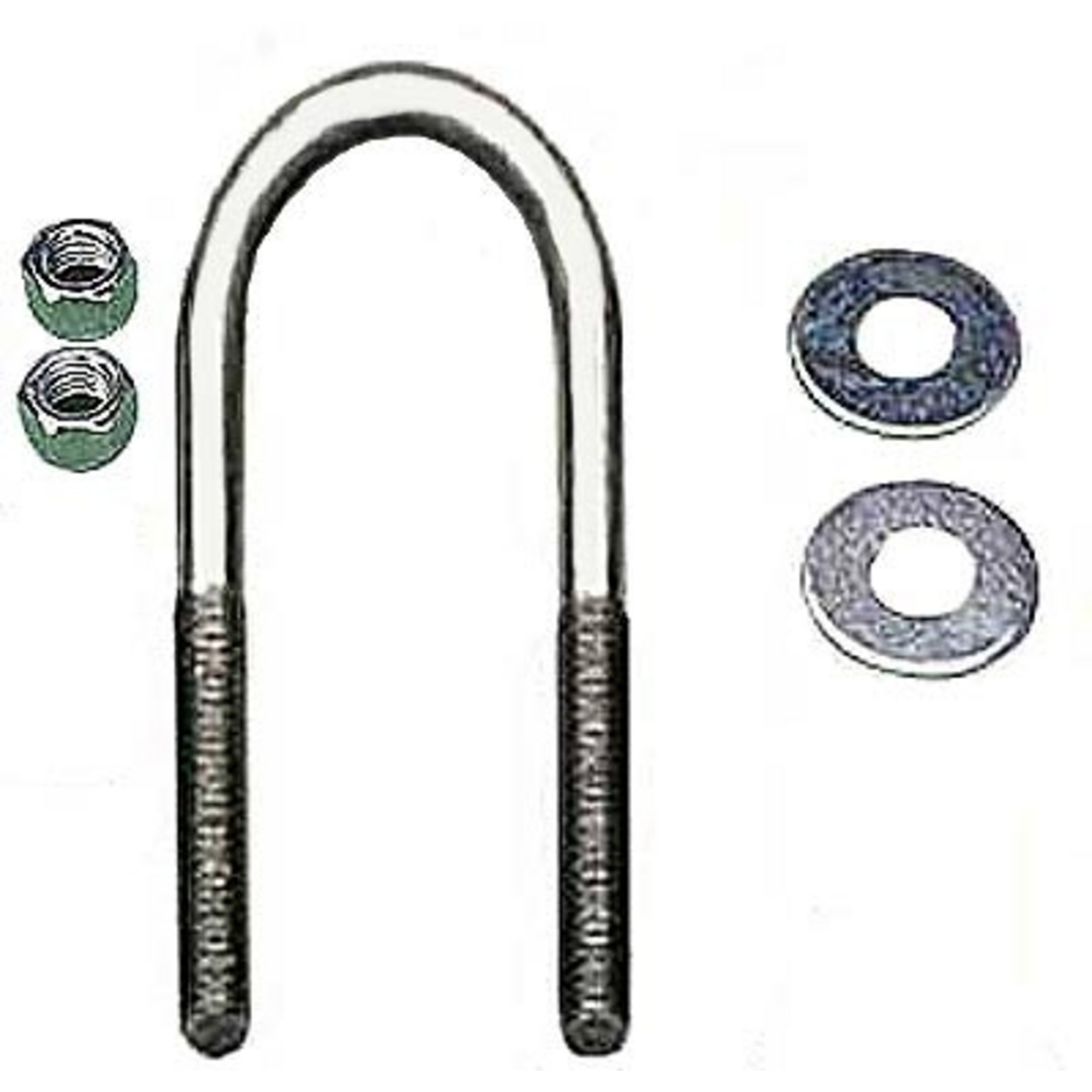 U-Bolt — Single, 3 in. Round 1/2in.-20 | Northern Tool