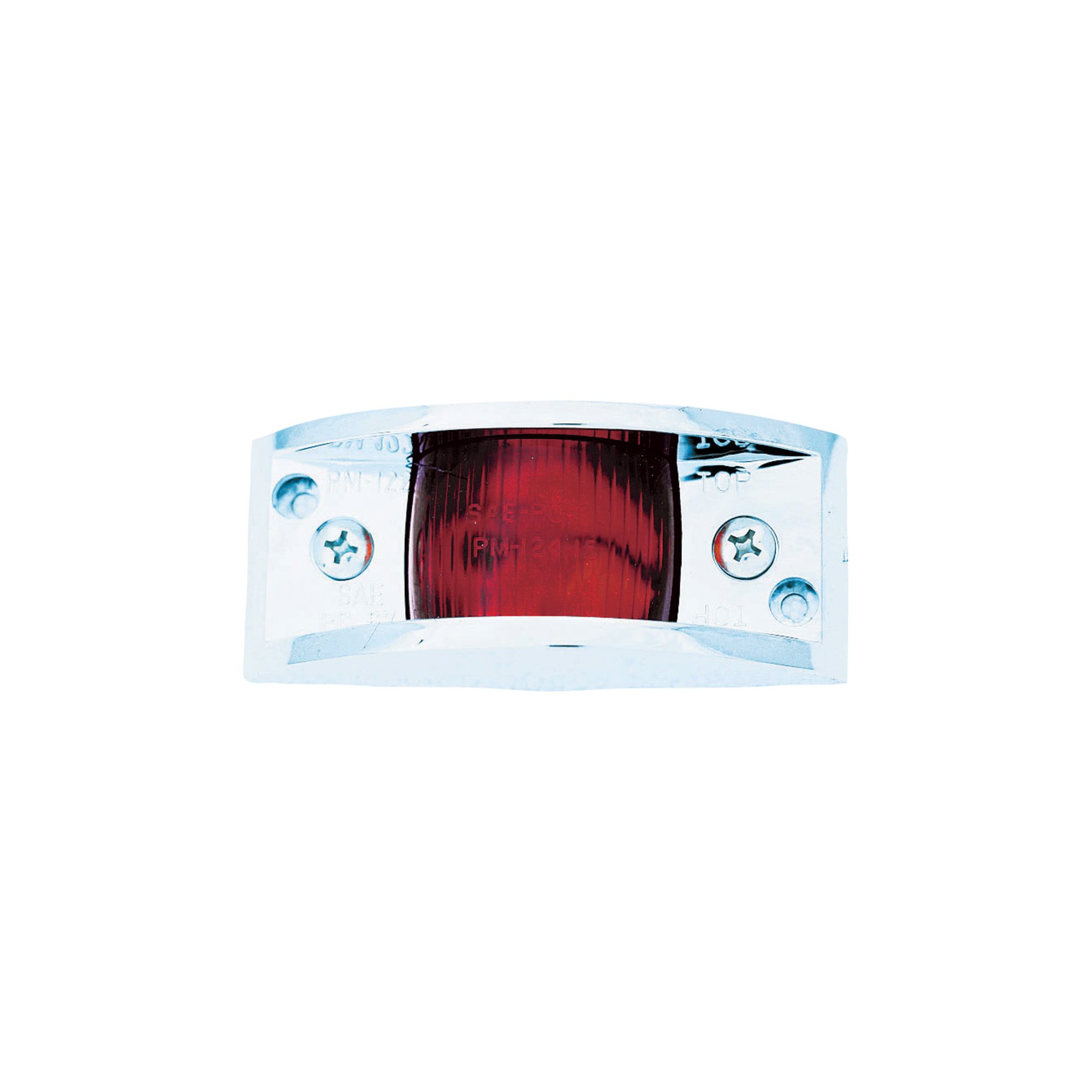 Peterson Manufacturing Chrome/Red Clearance/Side Marker Light ...