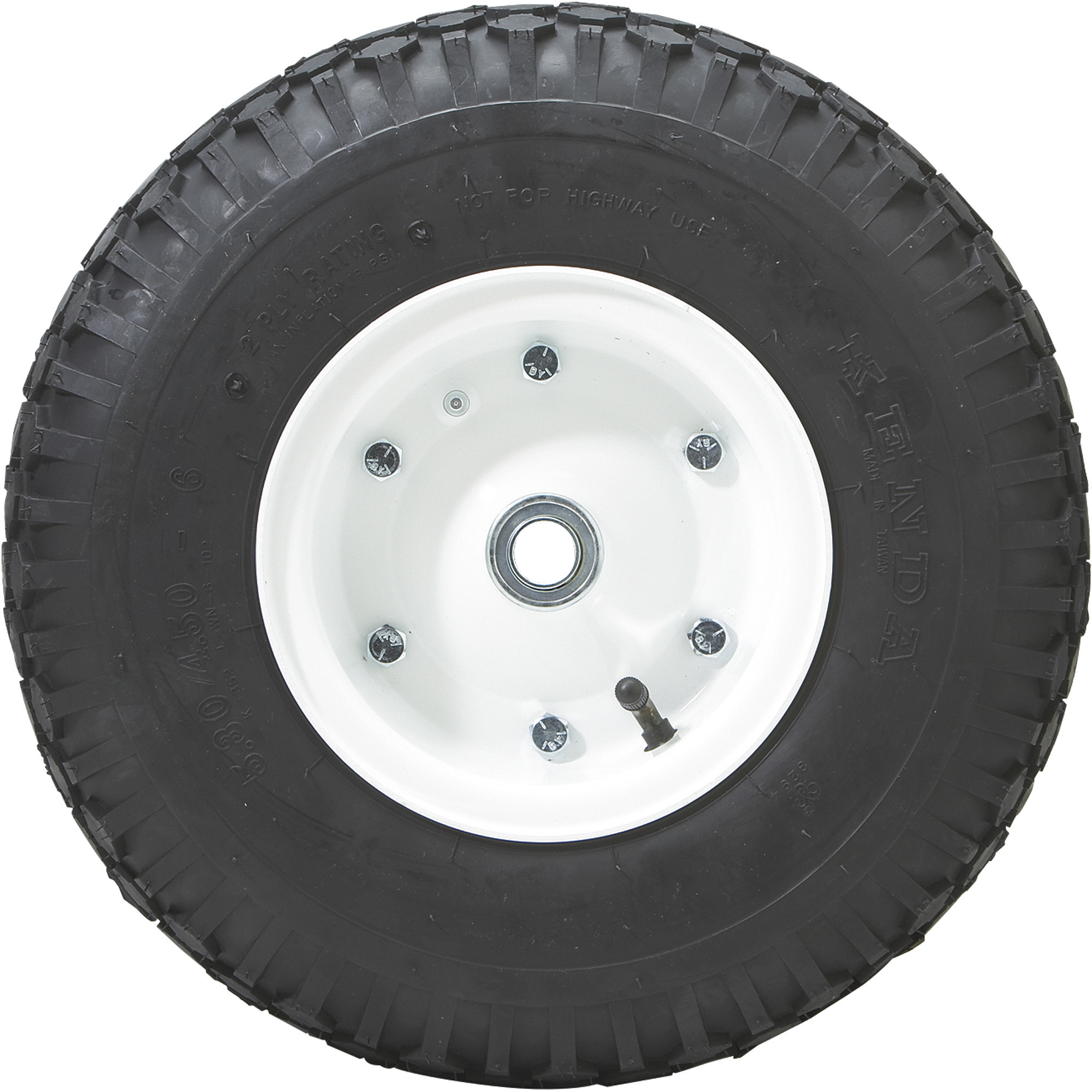 2-Pc. Split Rim Low Speed Pneumatic Wheel Assembly, 530/450 x 6 ...