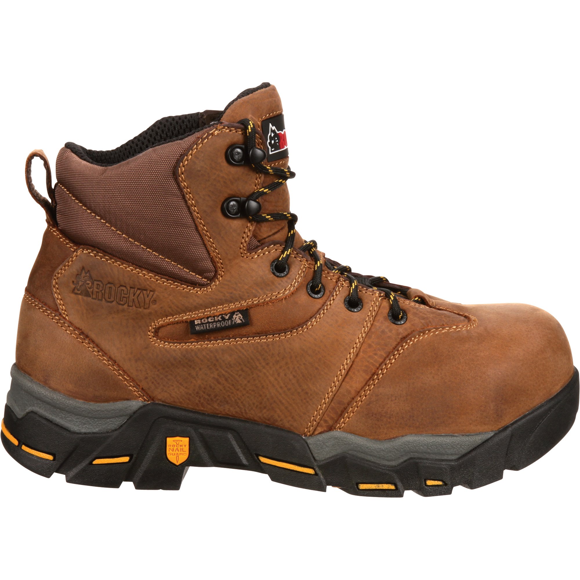 Rocky 6in. Nail Guard Work Boots — Size 13 Wide, Model# RKYK110 ...