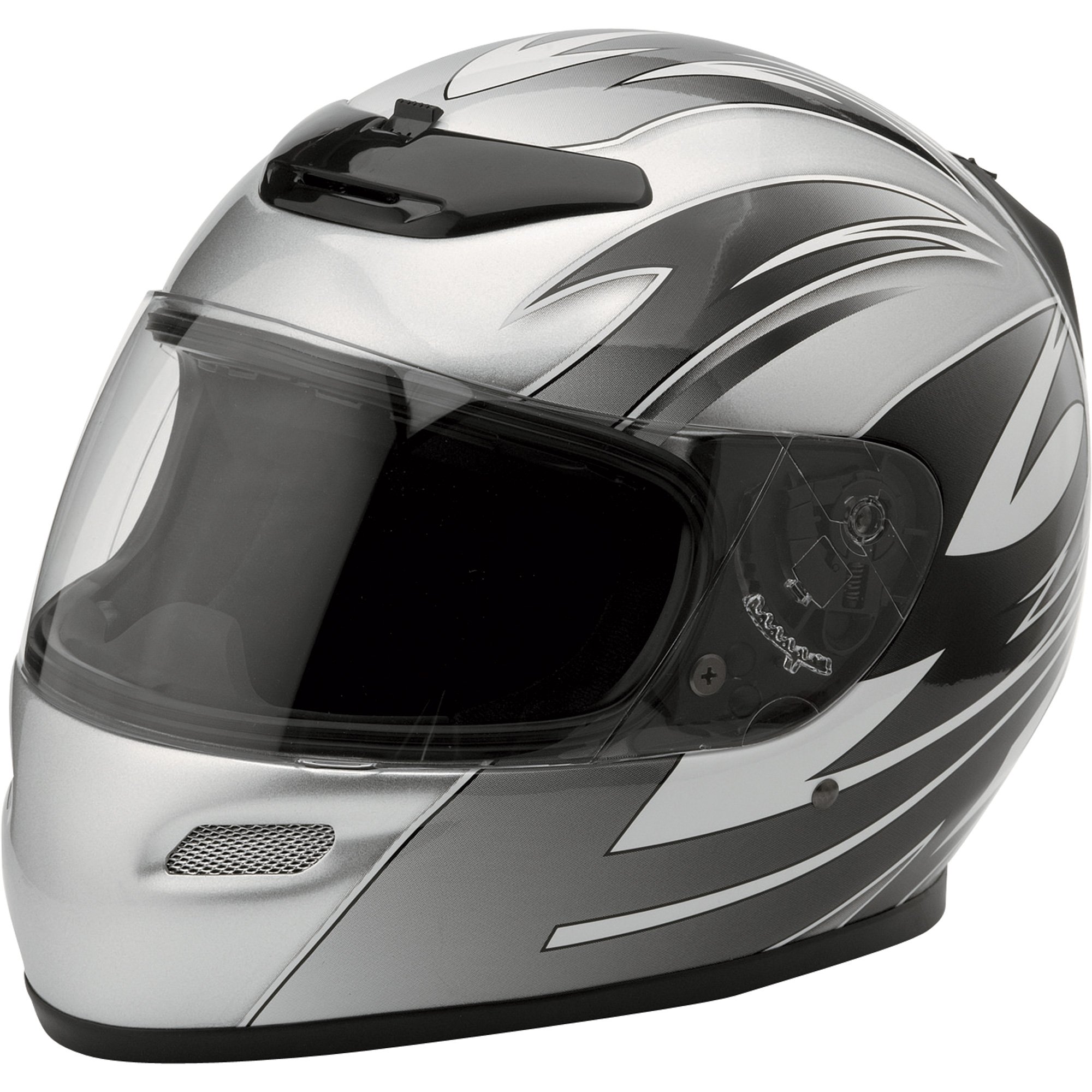 Raider Full-Face Snell Helmet For Go-Karts — Silver | Northern Tool